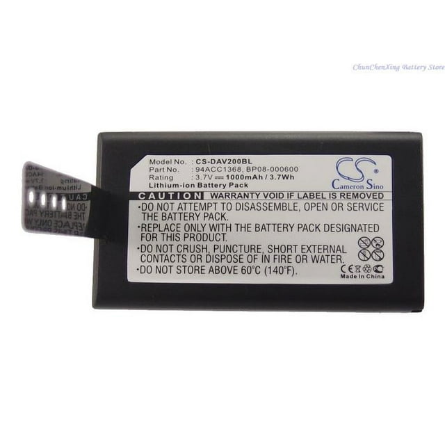 ALLCCX 1000mAh Barcode Scanner Battery 94ACC1368 for Datalogic CVR2, DL ...
