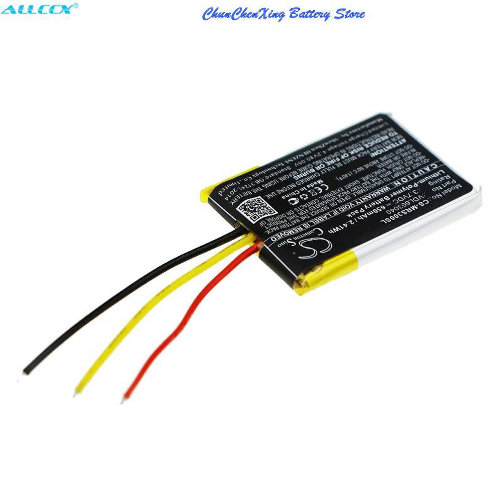 ALLCCX 650mAh Battery VDL603040 for Marshall Major II, Major II ...