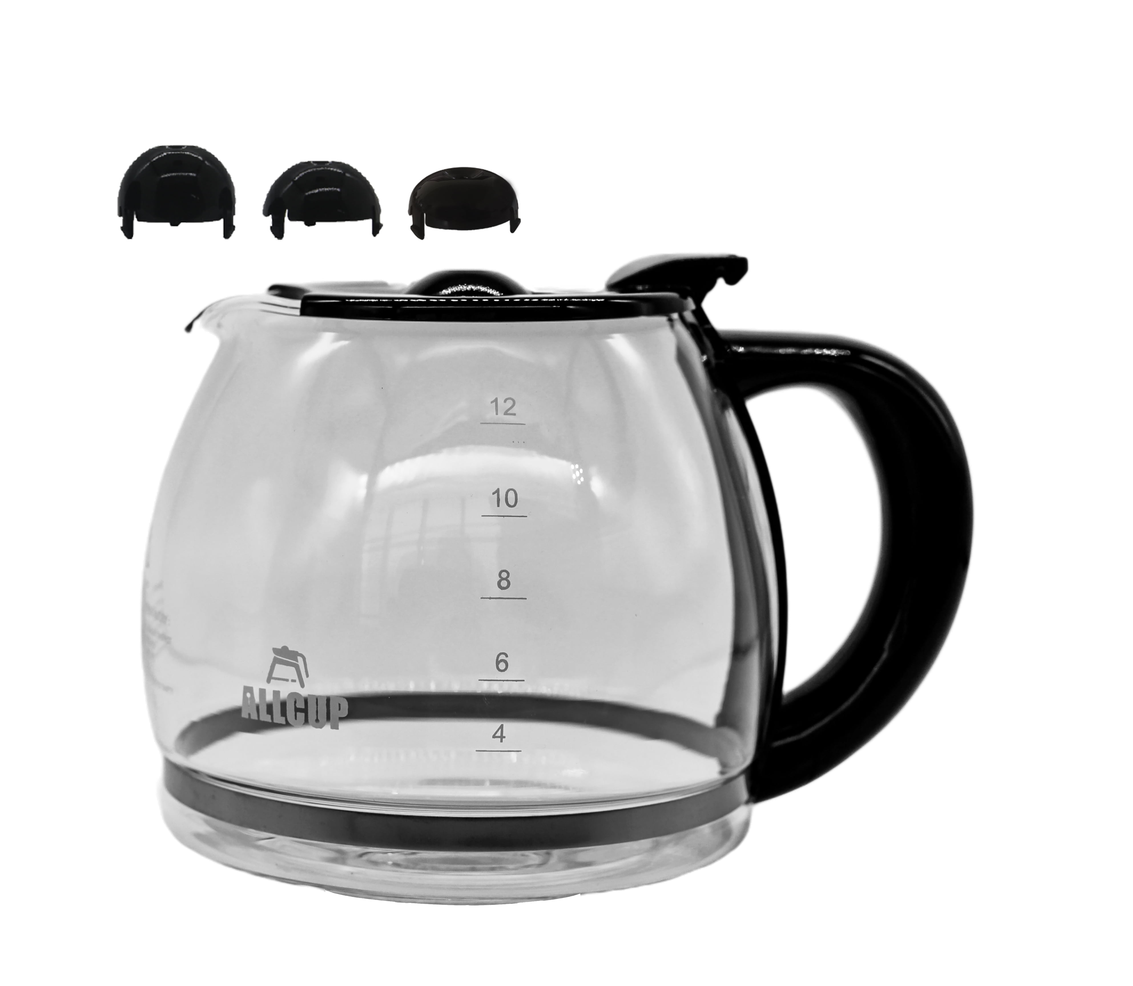 ALLCUP 12-Cup Glass Coffee Pot, Replacement Carafe for Mr. Coffee ...