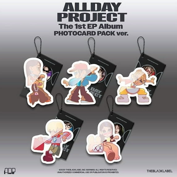 ALLDAY PROJECT - [ALLDAY PROJECT] 1st EP Album PHOTOCARD PACK 5 Version ...