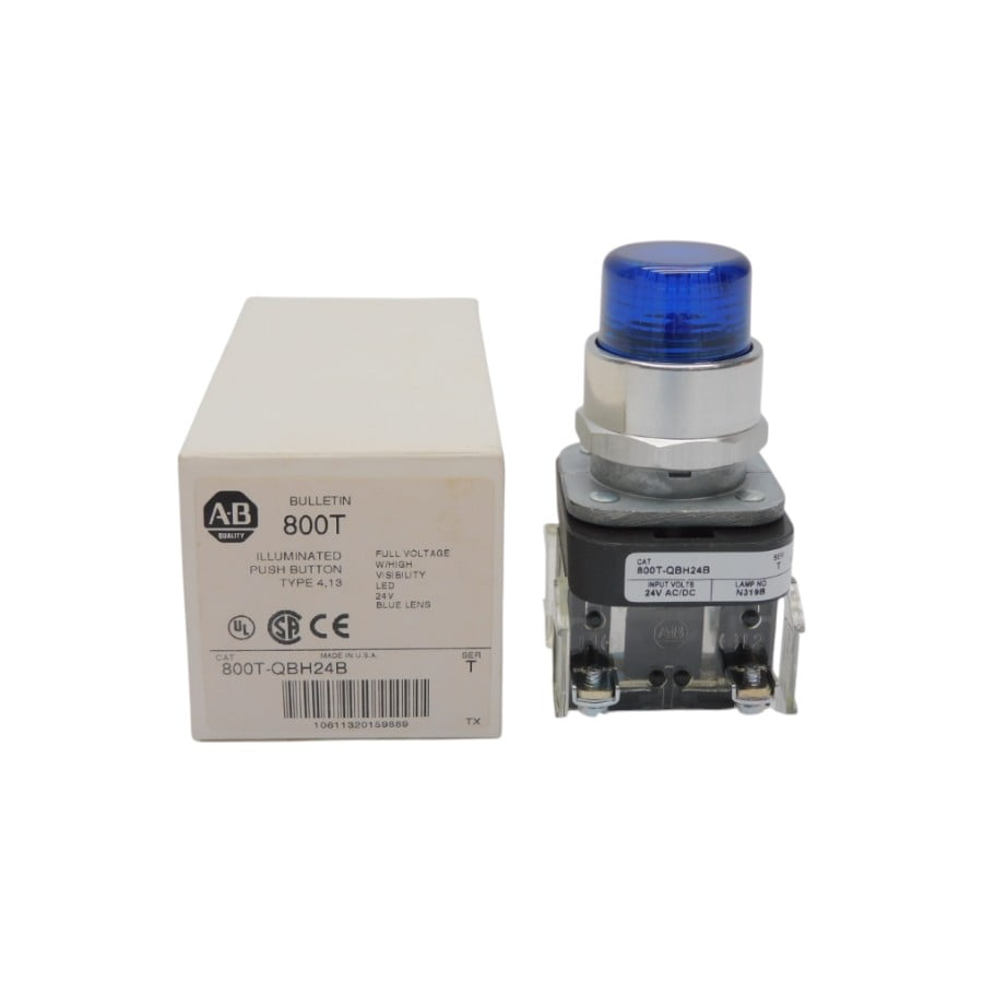 ALLEN BRADLEY 800T-QBH24B SER. T 24V (WH) NSMP - Walmart.com