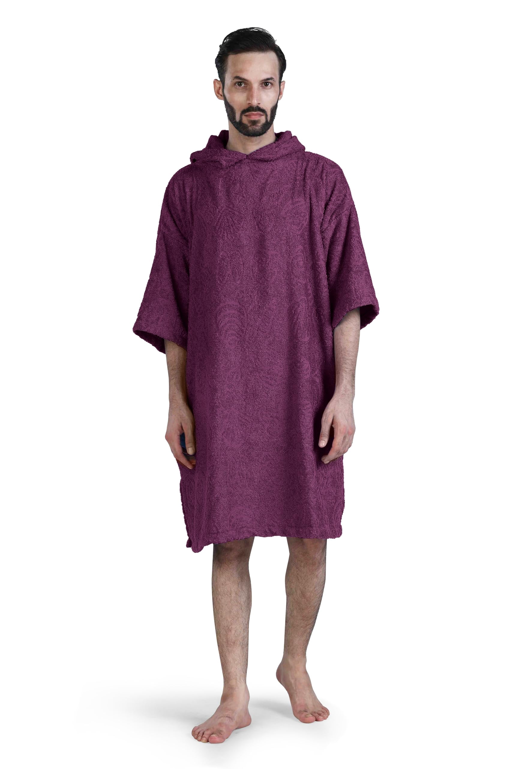 ALLEN & MATE 100% Cotton Hooded Surf Poncho Unisex Oversized Towelling ...