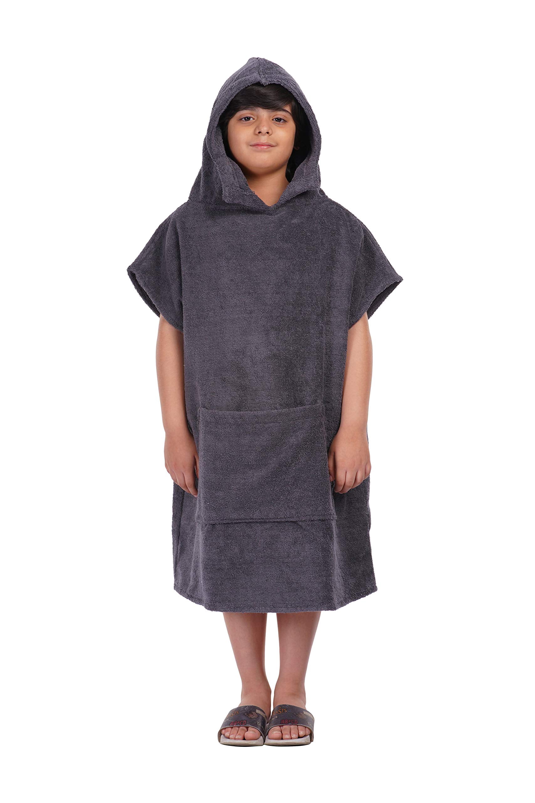 ALLEN & MATE 100% Cotton Kids Changing Robe Surf Poncho, Safety ...