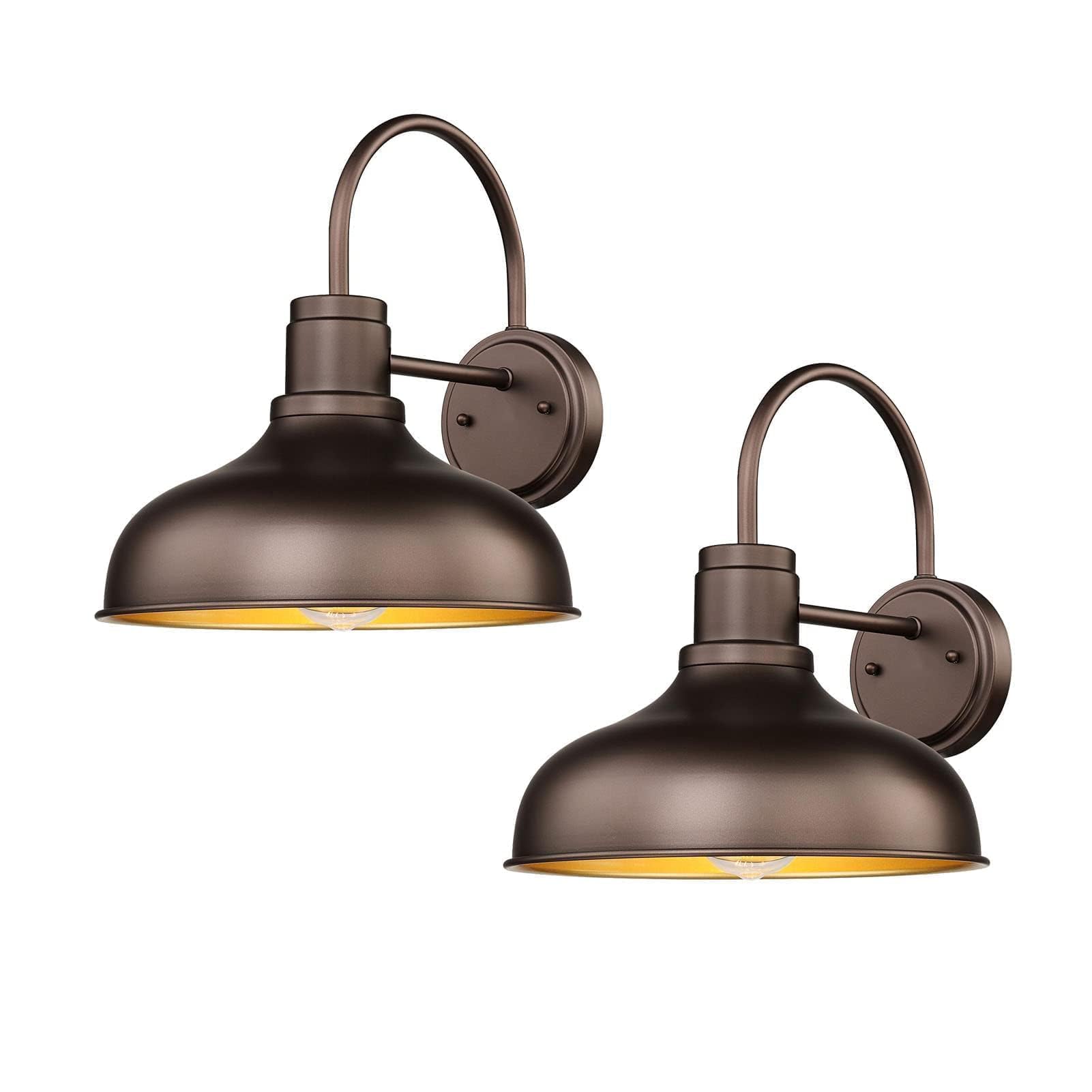 ALLGOT Farmhouse Barn Lights, Outdoor Gooseneck Barn Light, Exterior ...