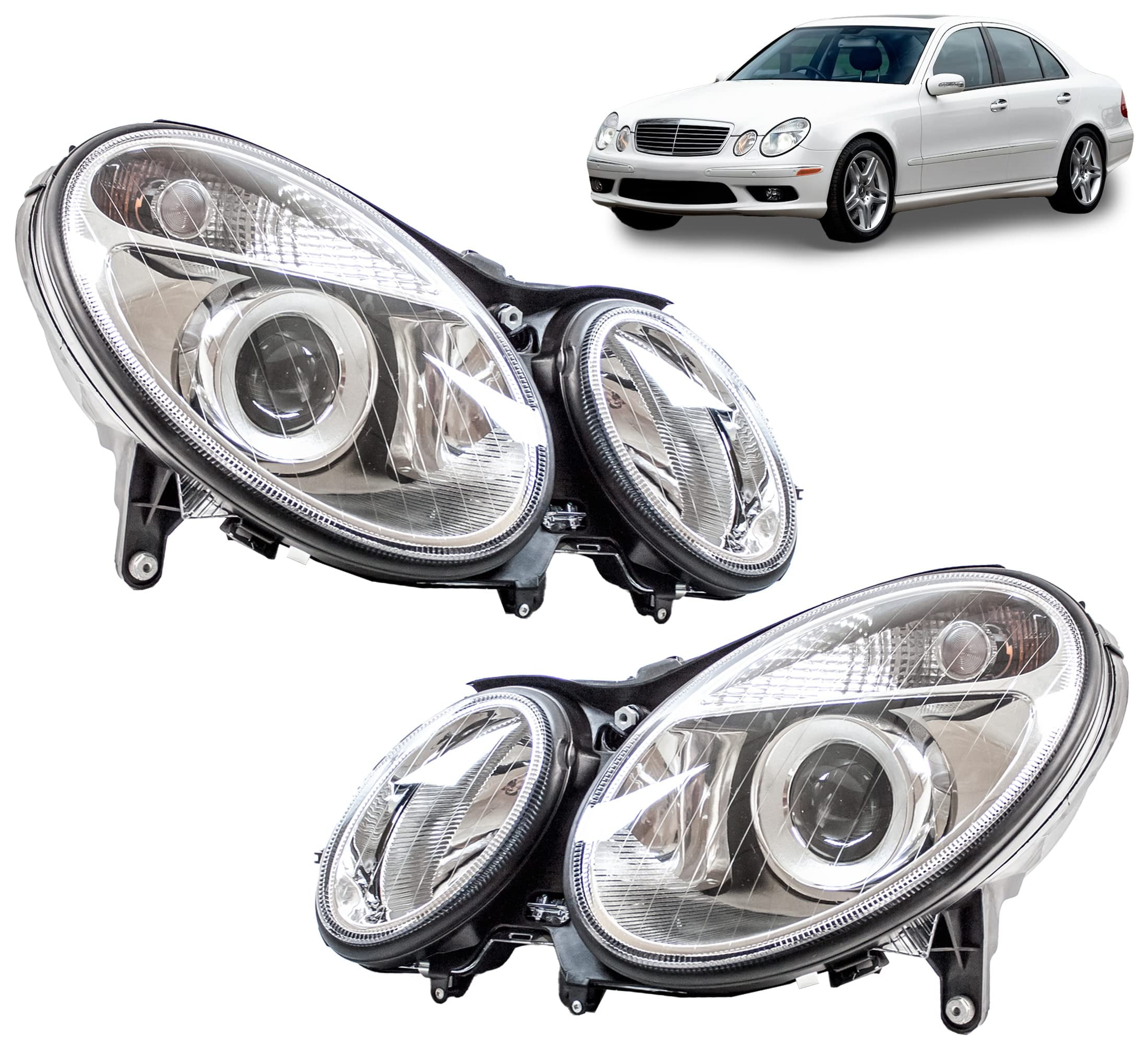 ALLIGATOR AUTO LIGHTS Headlight Assembly Replacement For Mercedes E320 ...