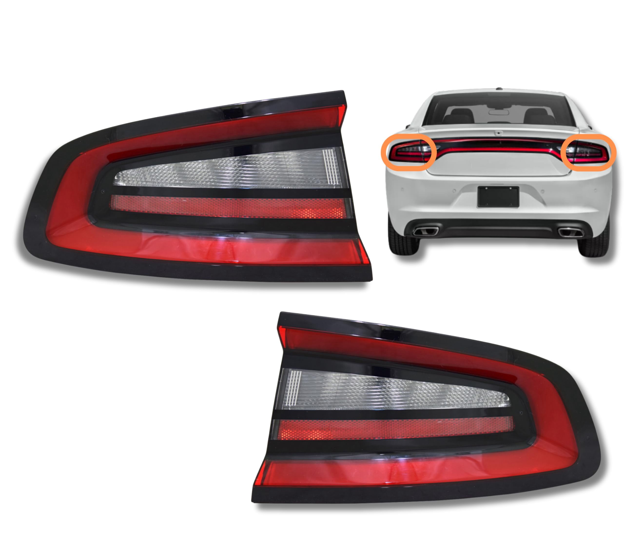 ALLIGATOR AUTO LIGHTS Replacement for Dodge 2015-2023 Charger Sedan LED ...