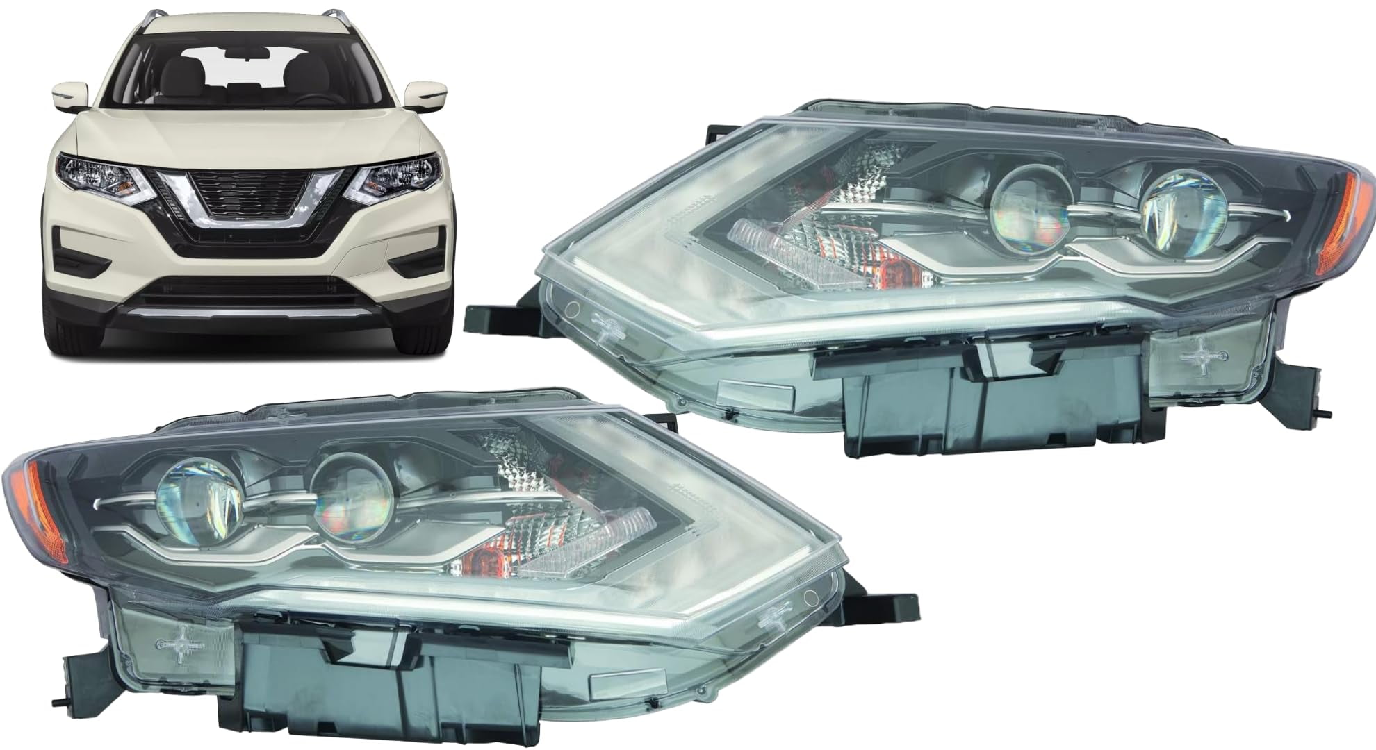ALLIGATOR AUTO LIGHTS Replacement For Nissan Rogue SL Hybrid/SL 2017 ...