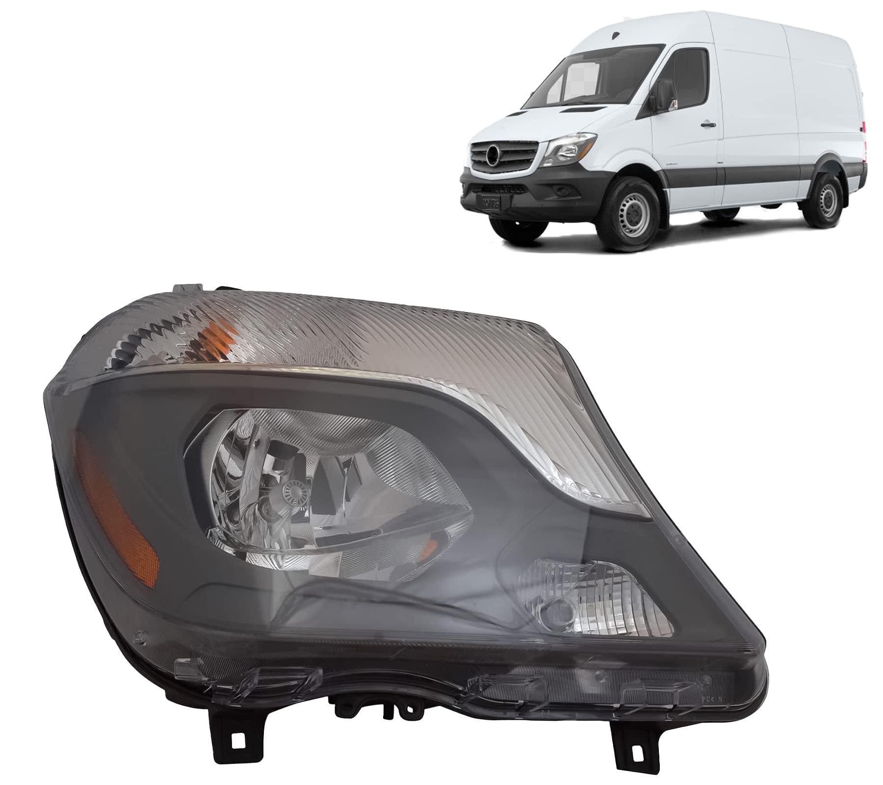 ALLIGATOR AUTO LIGHTS Replacement For Sprinter 2014-2018 2500 3500 CAPA ...