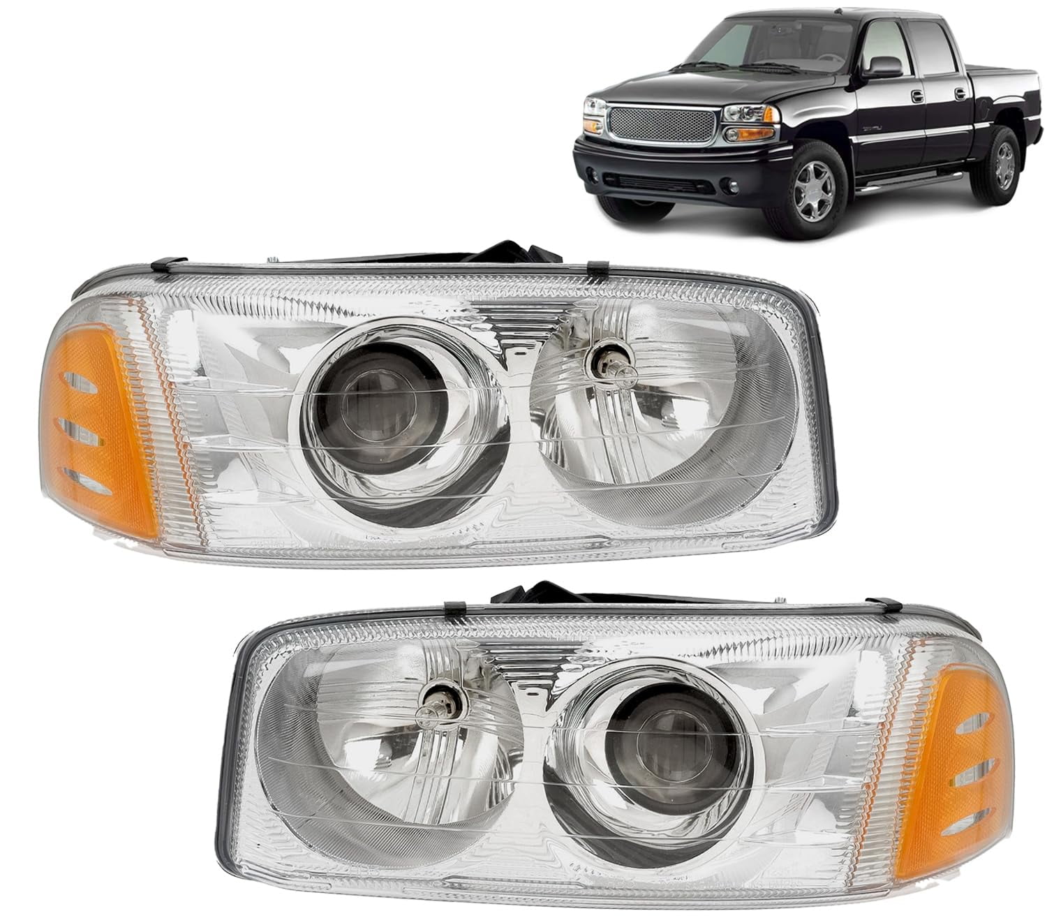 ALLIGATOR AUTO LIGHTS Replacement for GMC Sierra C3 / Sierra Denali ...