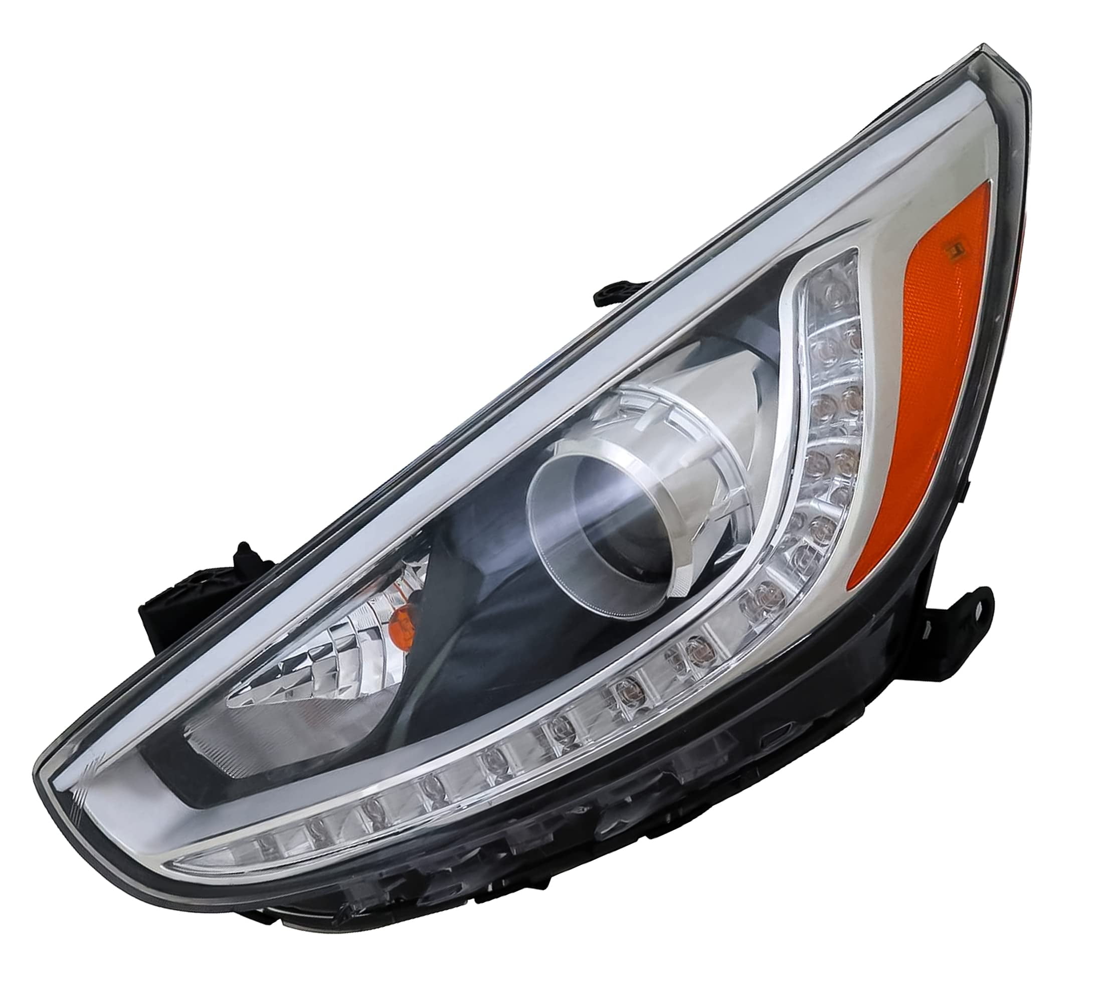 ALLIGATOR AUTO LIGHTS Replacement For Hyundai Accent 2014-2017 Sedan/Hatchback Halogen Projector ...