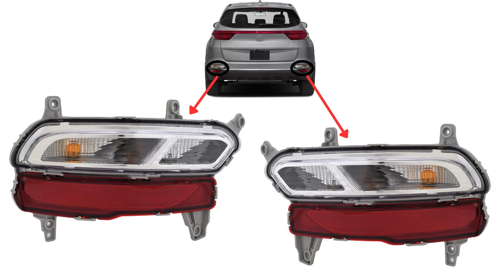 ALLIGATOR AUTO LIGHTS Replacement for Kia Sportage 2020 2021 2022 ...