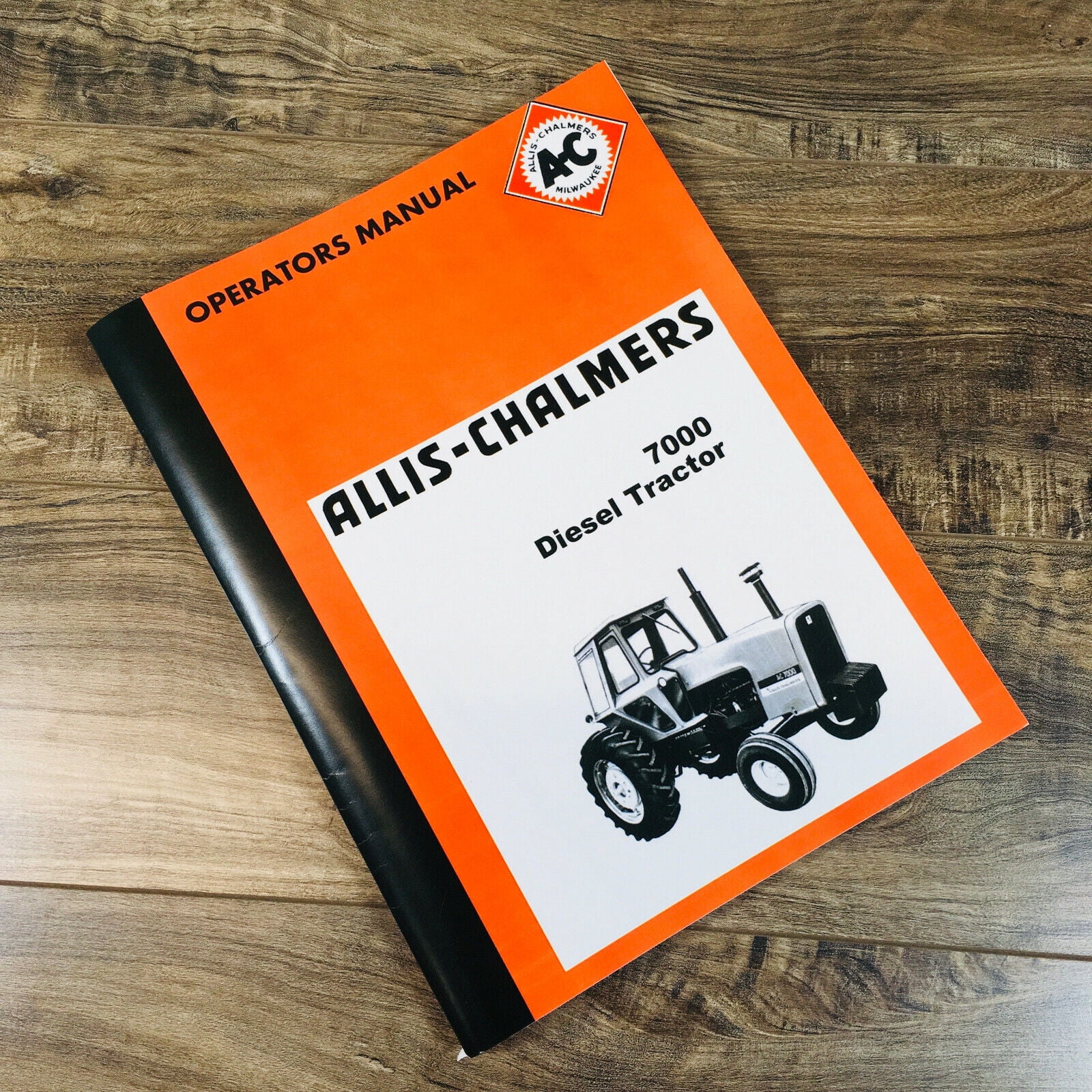 ALLIS CHALMERS 7000 DIESEL TRACTOR OPERATORS MANUAL OWNERS BOOK with ...