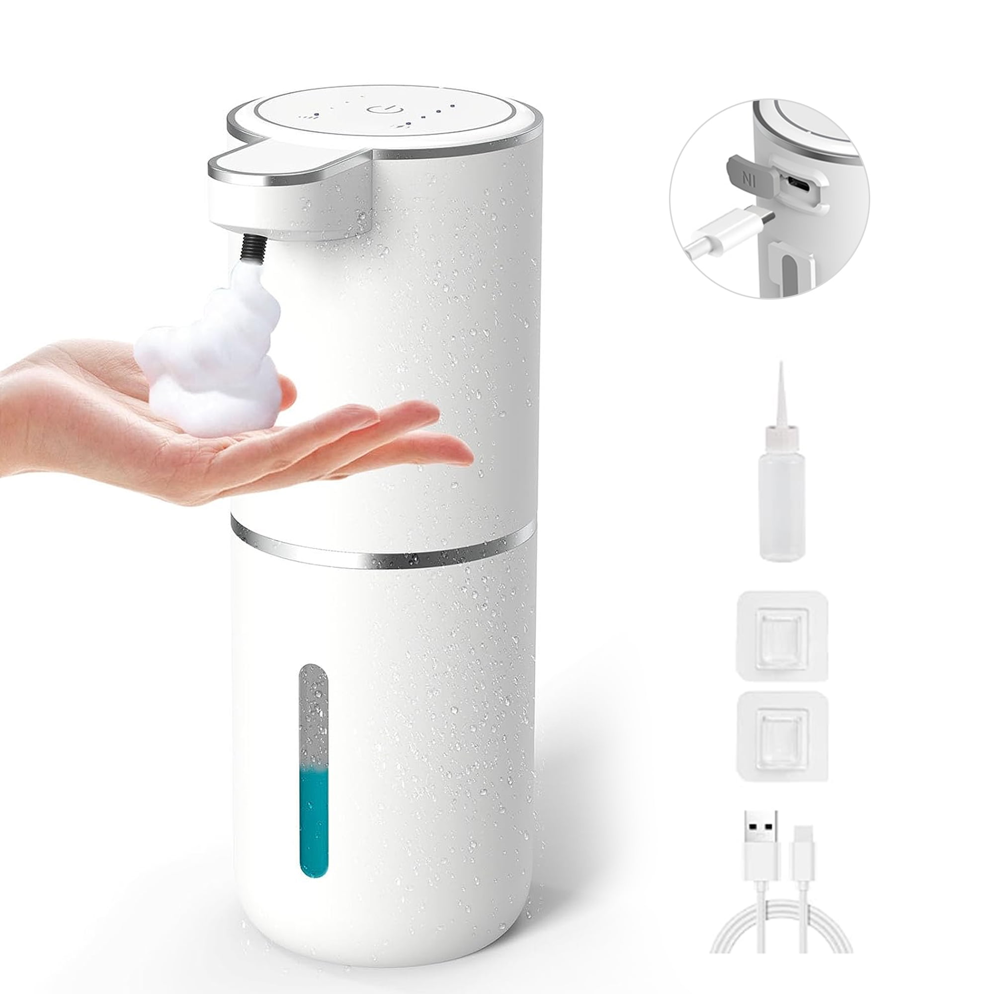 ALLJOY Automatic Soap Dispenser,Sensor Foaming Soap Dispenser Bathroom ...