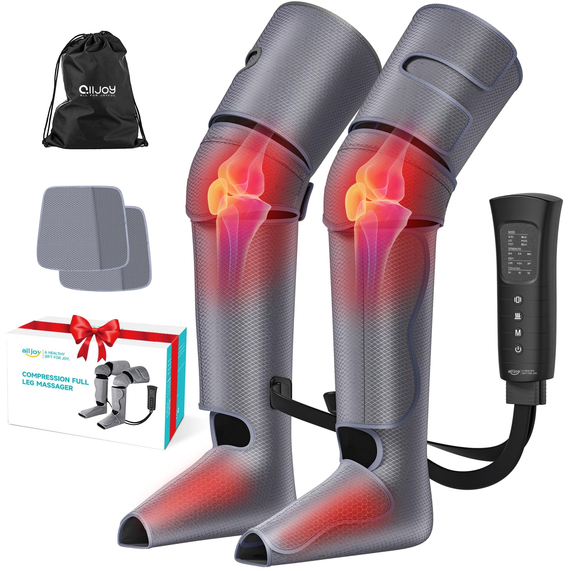 ALLJOY Leg Massager, Full Leg Air Compression Massager for Leg ...