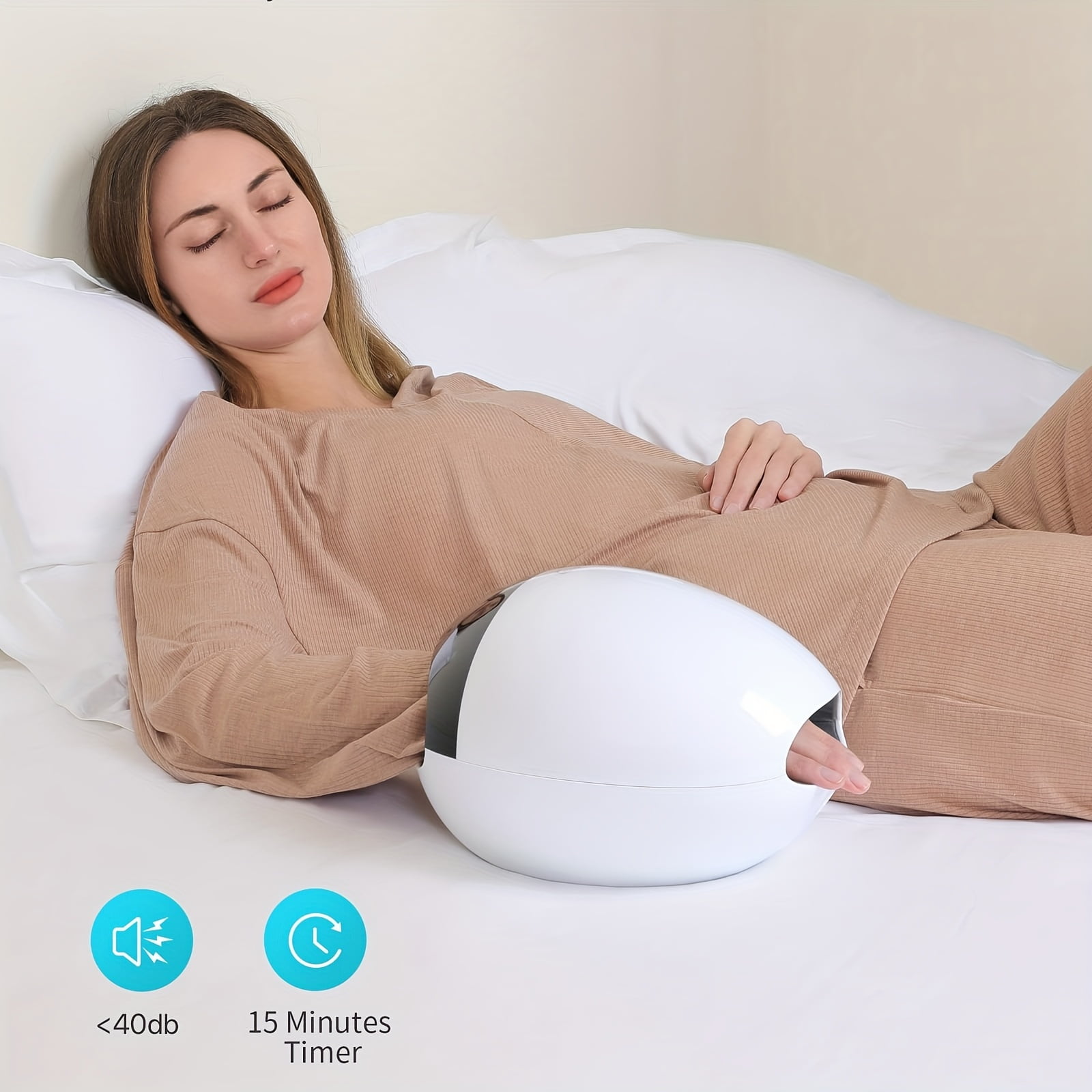 Alljoy Roller Kneading Hand Massager For Arthritis And Carpal Tunnel Relief Cordless Electric