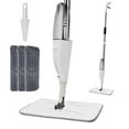 ALLJOY Hardwood Flat Wood Spray Mops - Rotating, Refillable 300ml ...