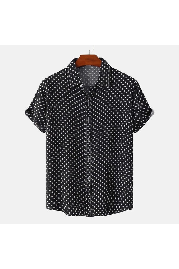 Mens Polka Dot Shirts Casual and Formal Styles