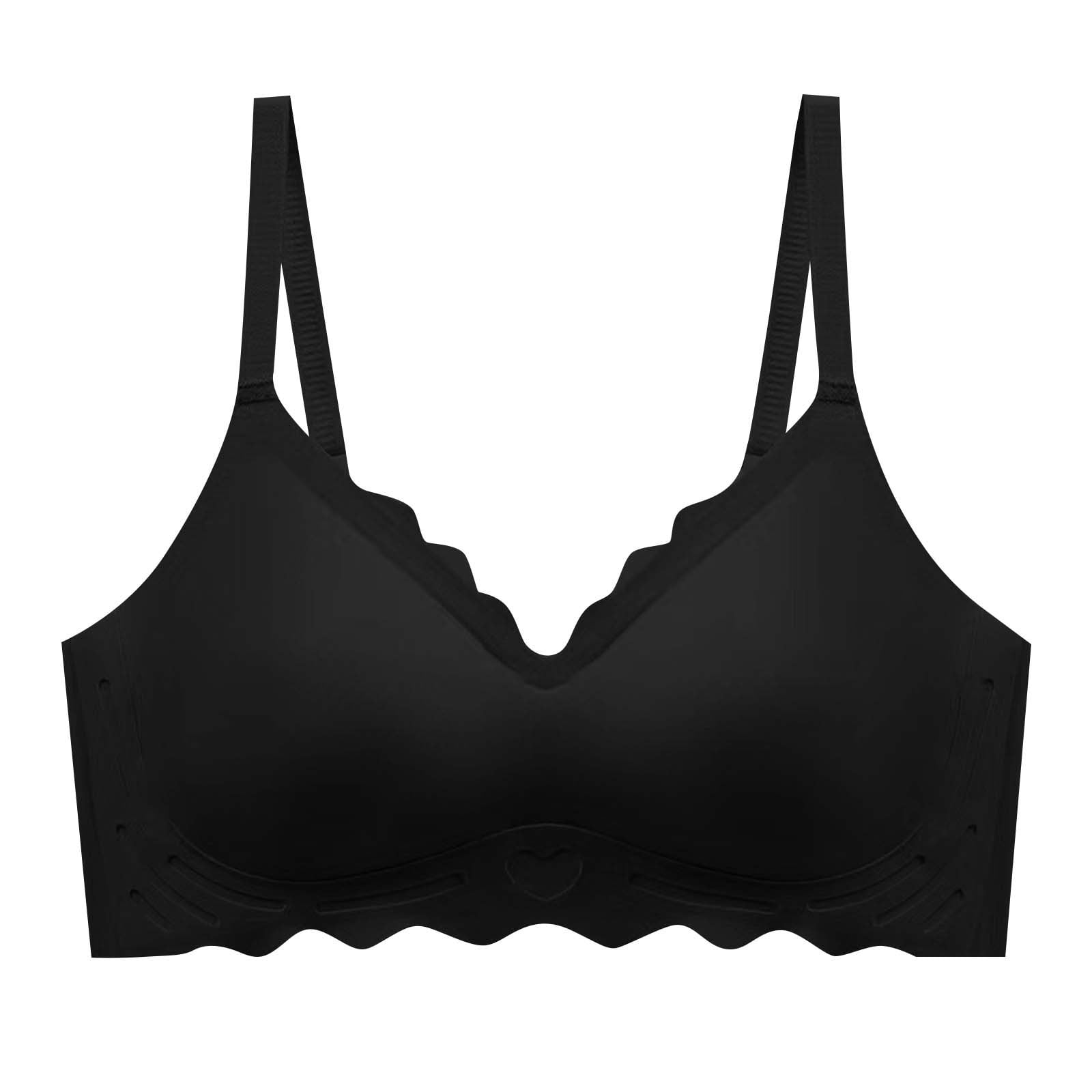 ALLLIST Underwear for Women Push up No Underwire Seamless Bras Solid ...