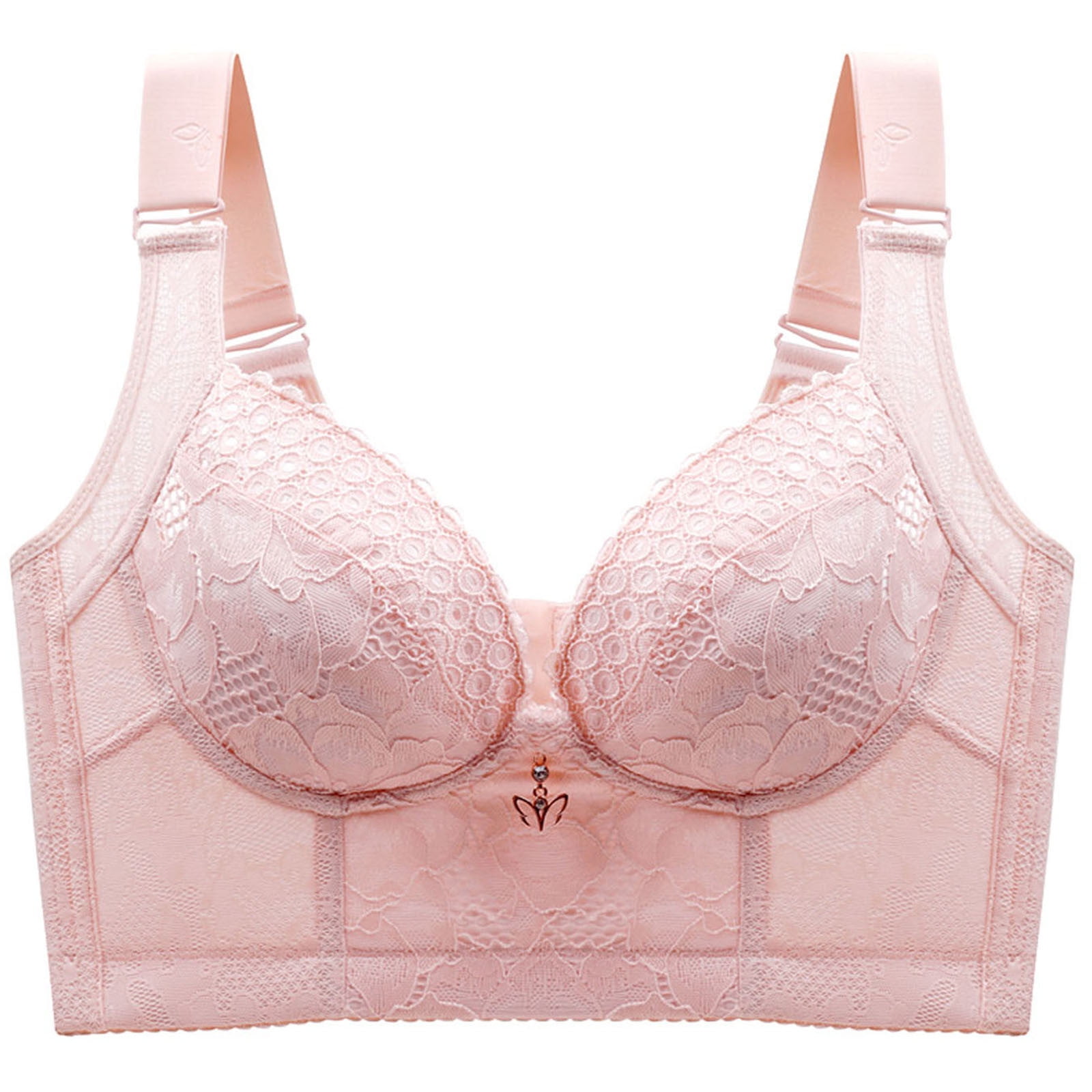 ALLLIST Women Bras No Wire Lace Push up Underwear Purple Breathable Solid Ladies Bras 32a-48d ...