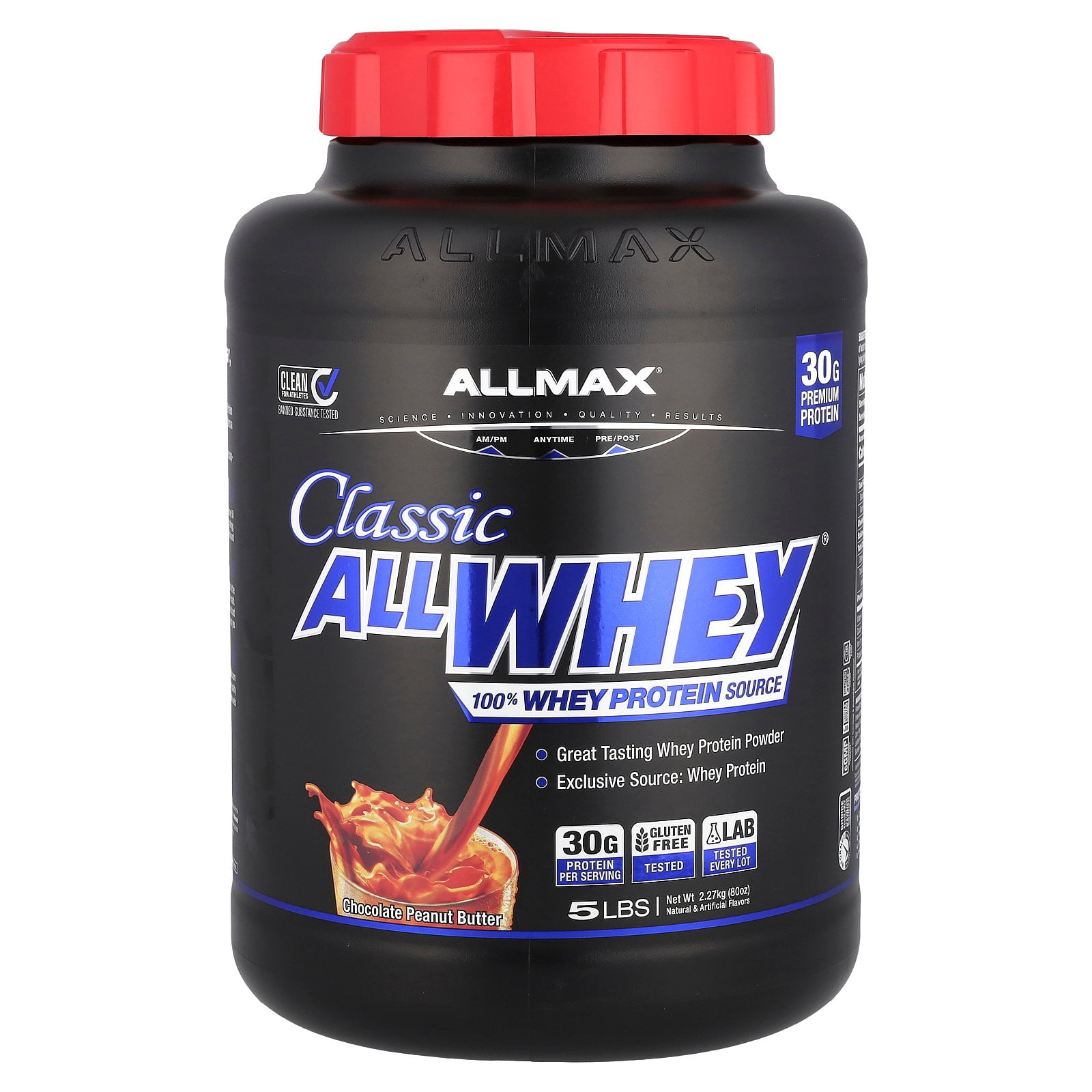 ALLMAX Classic AllWhey, Kosher Powder, 100% Whey Protein, Chocolate ...