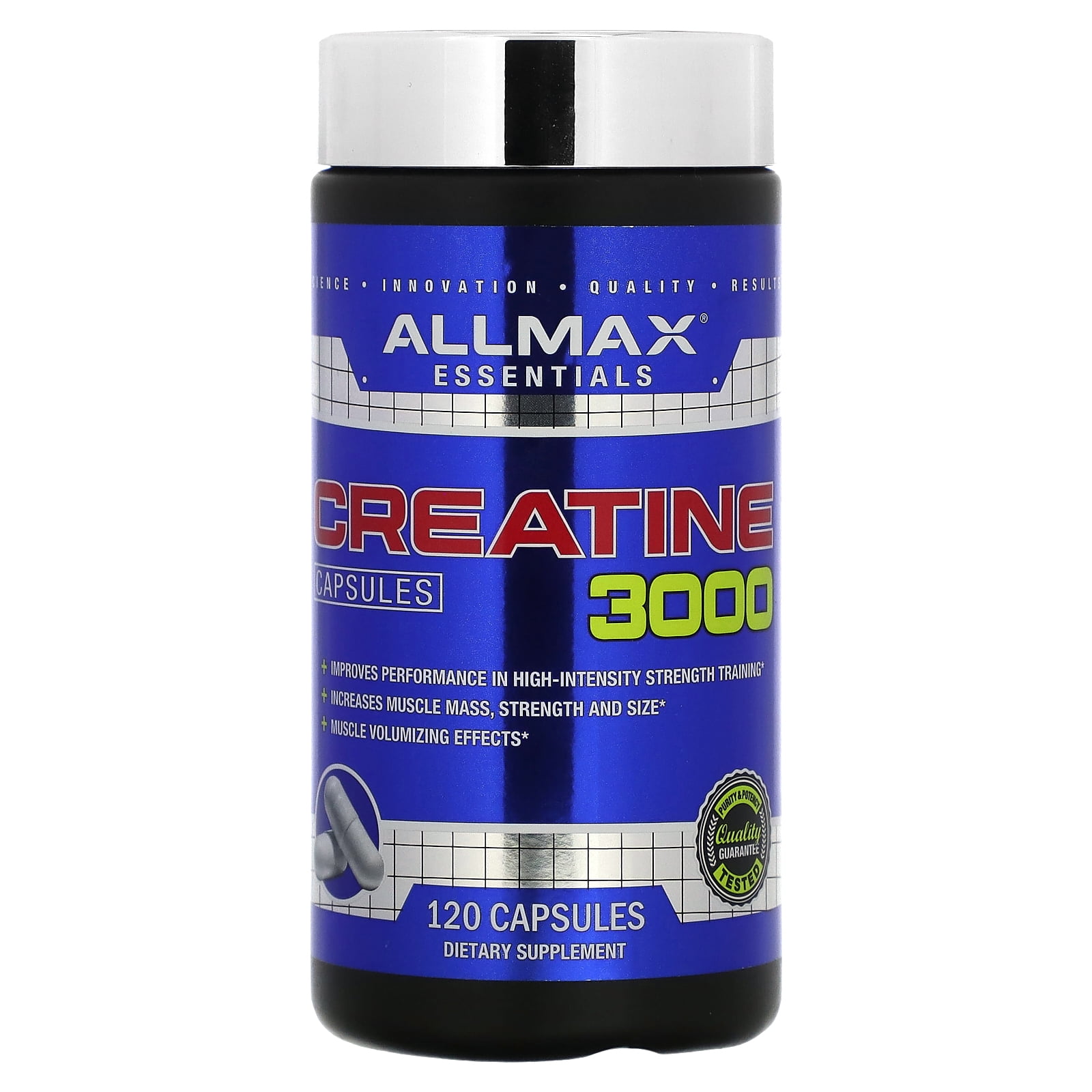 ALLMAX Creatine 3000, 120 Capsules - Walmart.com