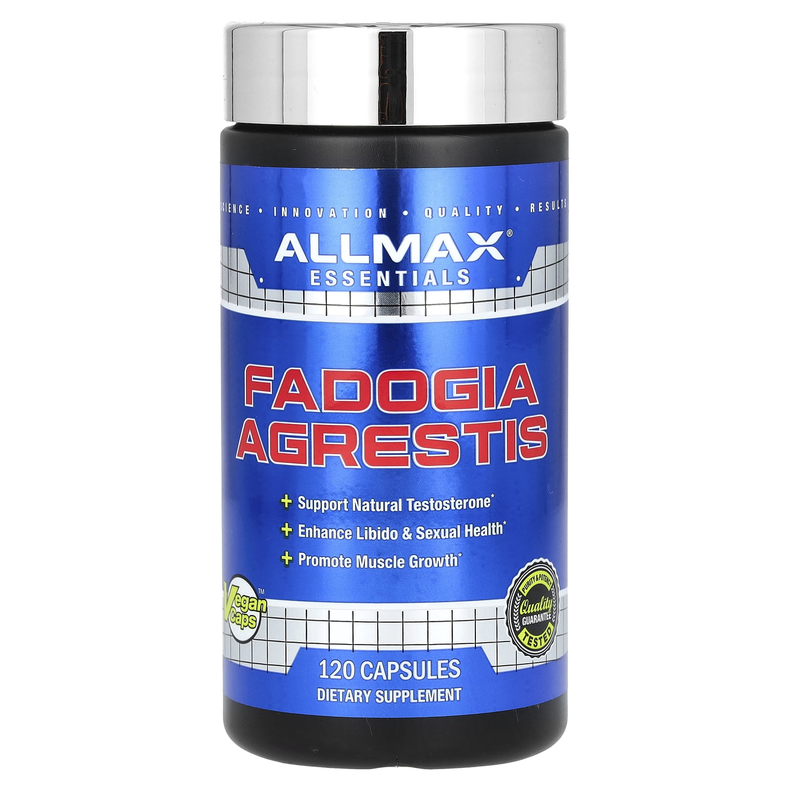ALLMAX Essentials, Fadogia Agrestis, 325 mg , 120 Capsules - Walmart.com