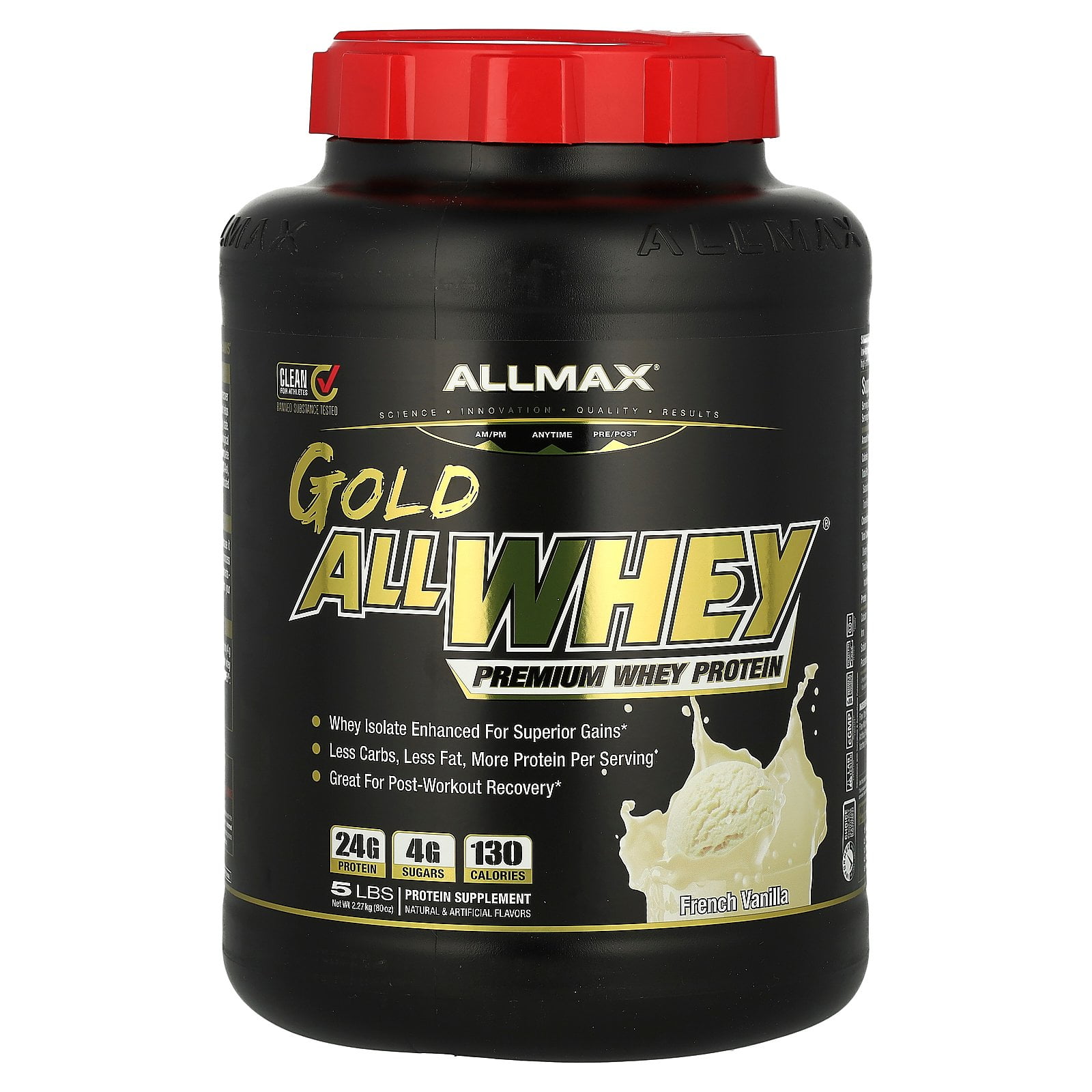 ALLMAX Nutrition, AllWhey Gold, 100% Whey Protein + Premium Whey ...