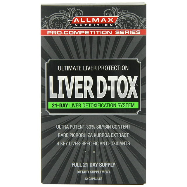 ALLMAX Nutrition Liver D-Tox 42 Capsules - Walmart.com