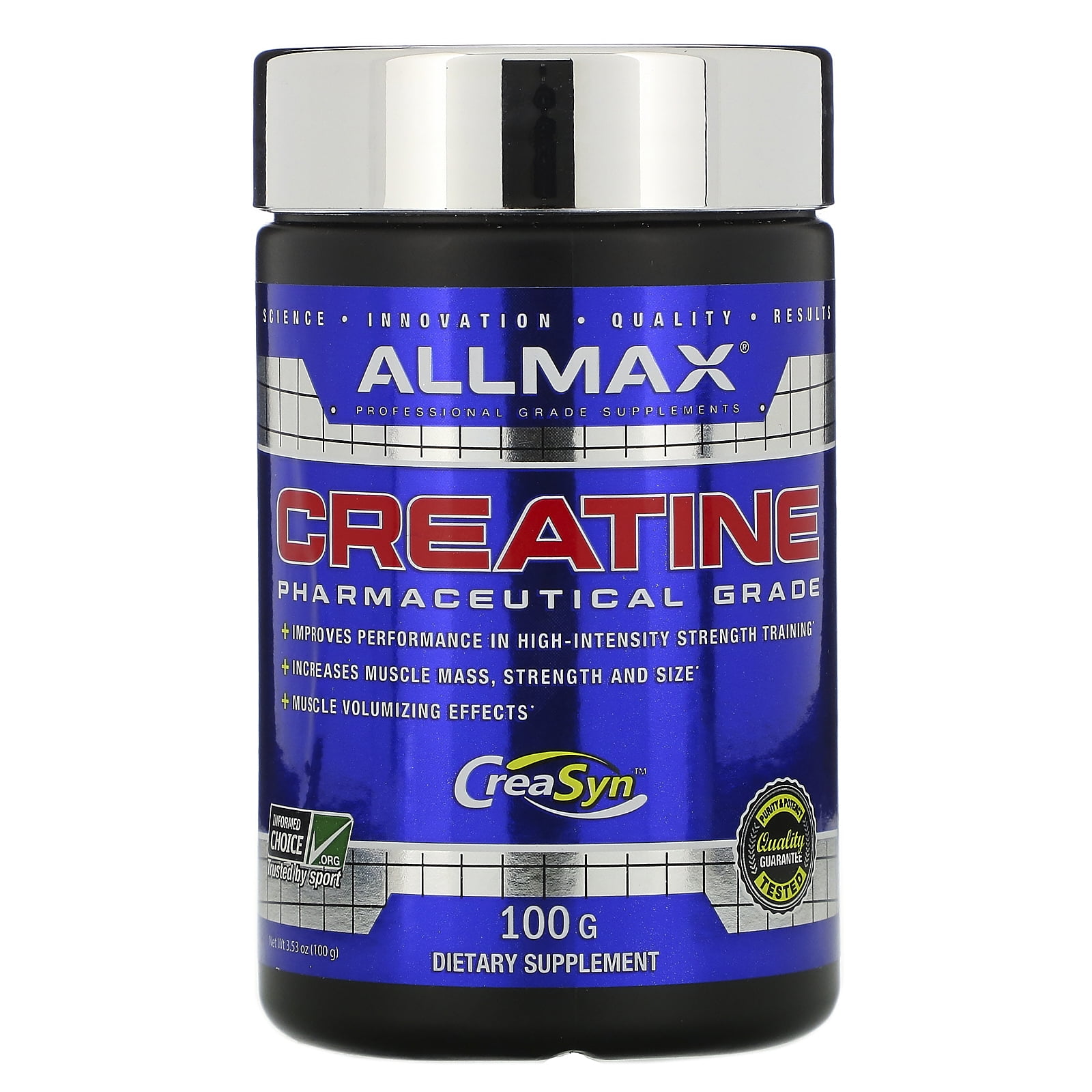 ALLMAX Nutrition Micronized Creatine Monohydrate, Gluten Free & Fast ...