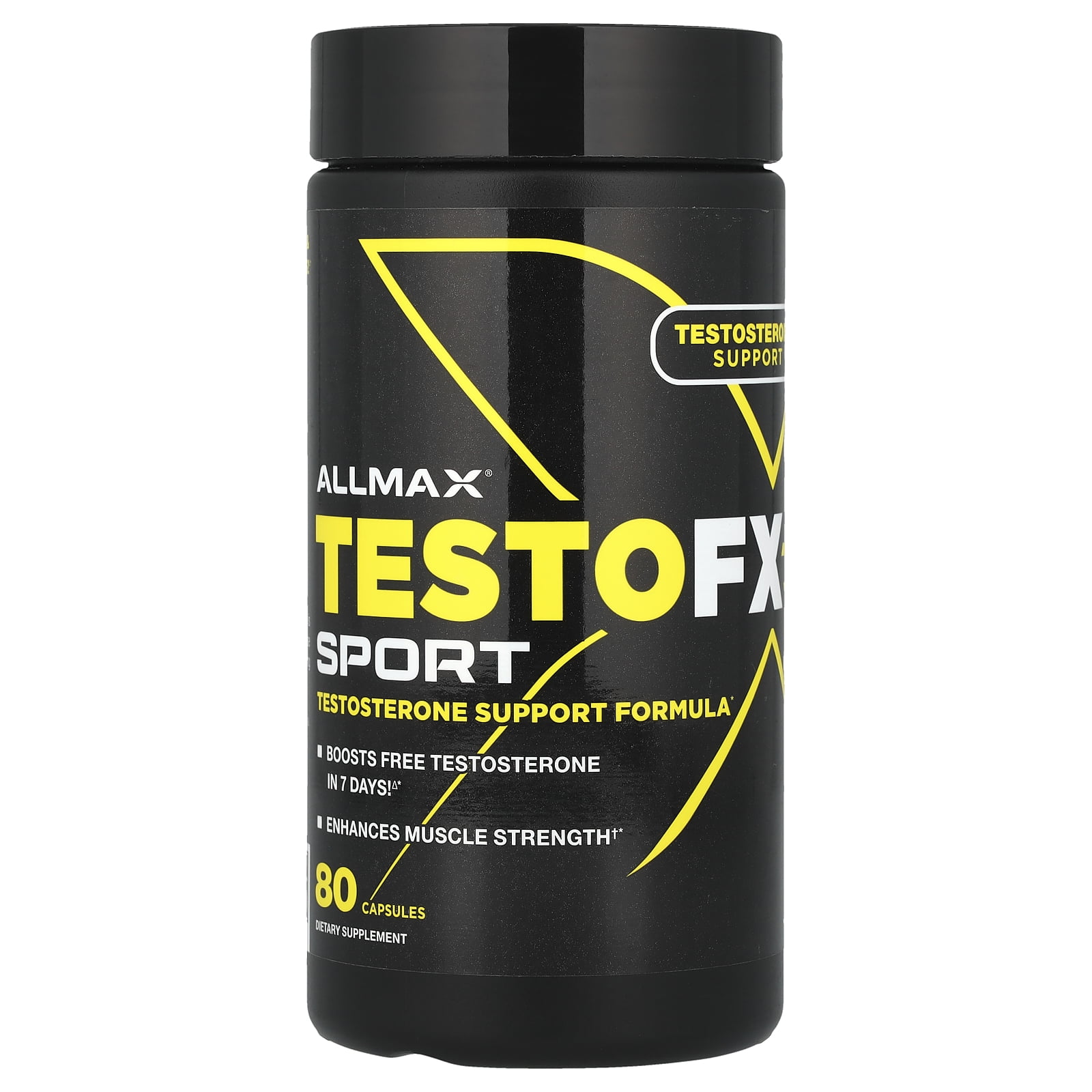 ALLMAX TestoFX Sport, Testosterone Support Formula, 80 Capsules ...