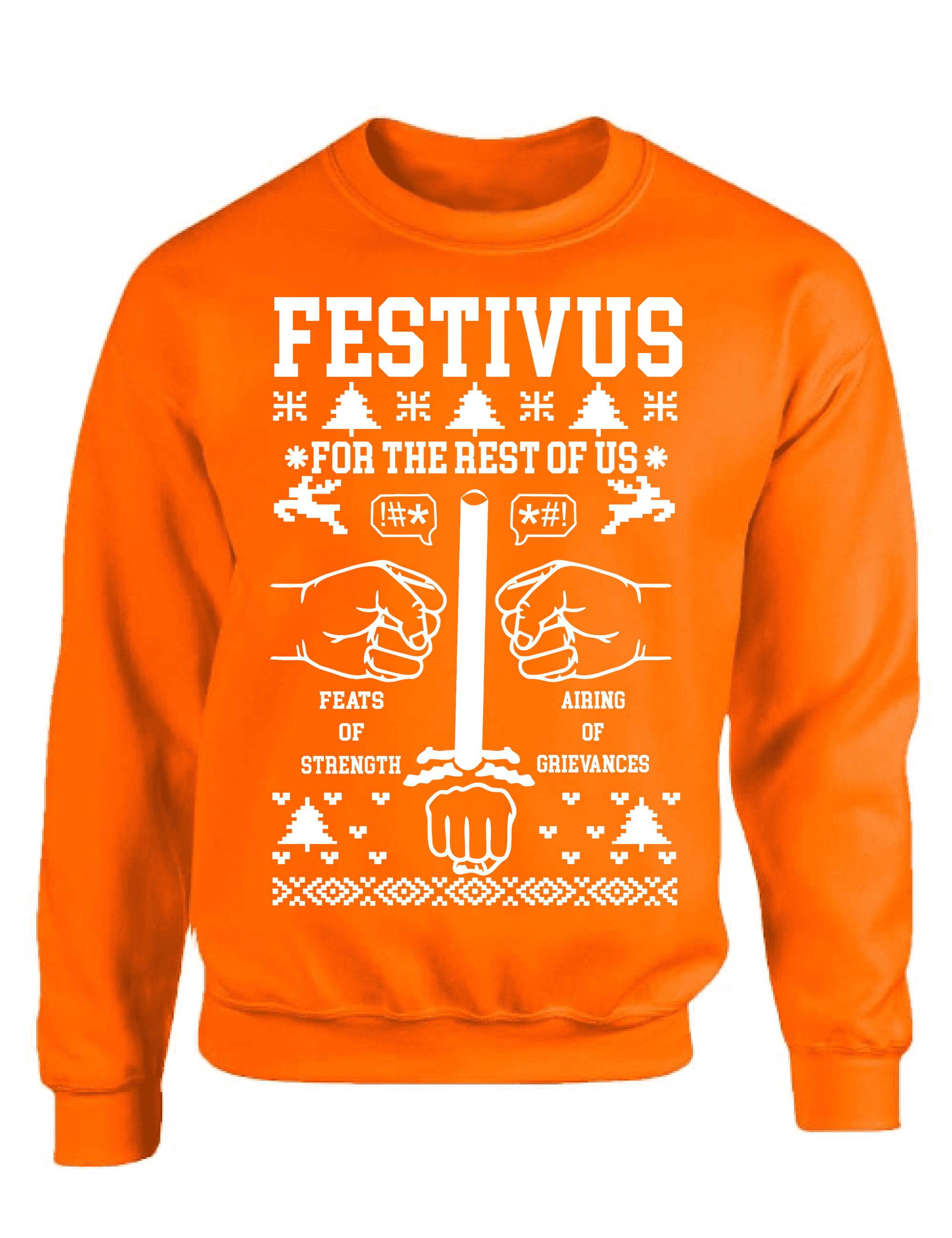 ALLNTRENDS Adult Sweatshirt Festivus Anti Christmas Secular Holiday ...