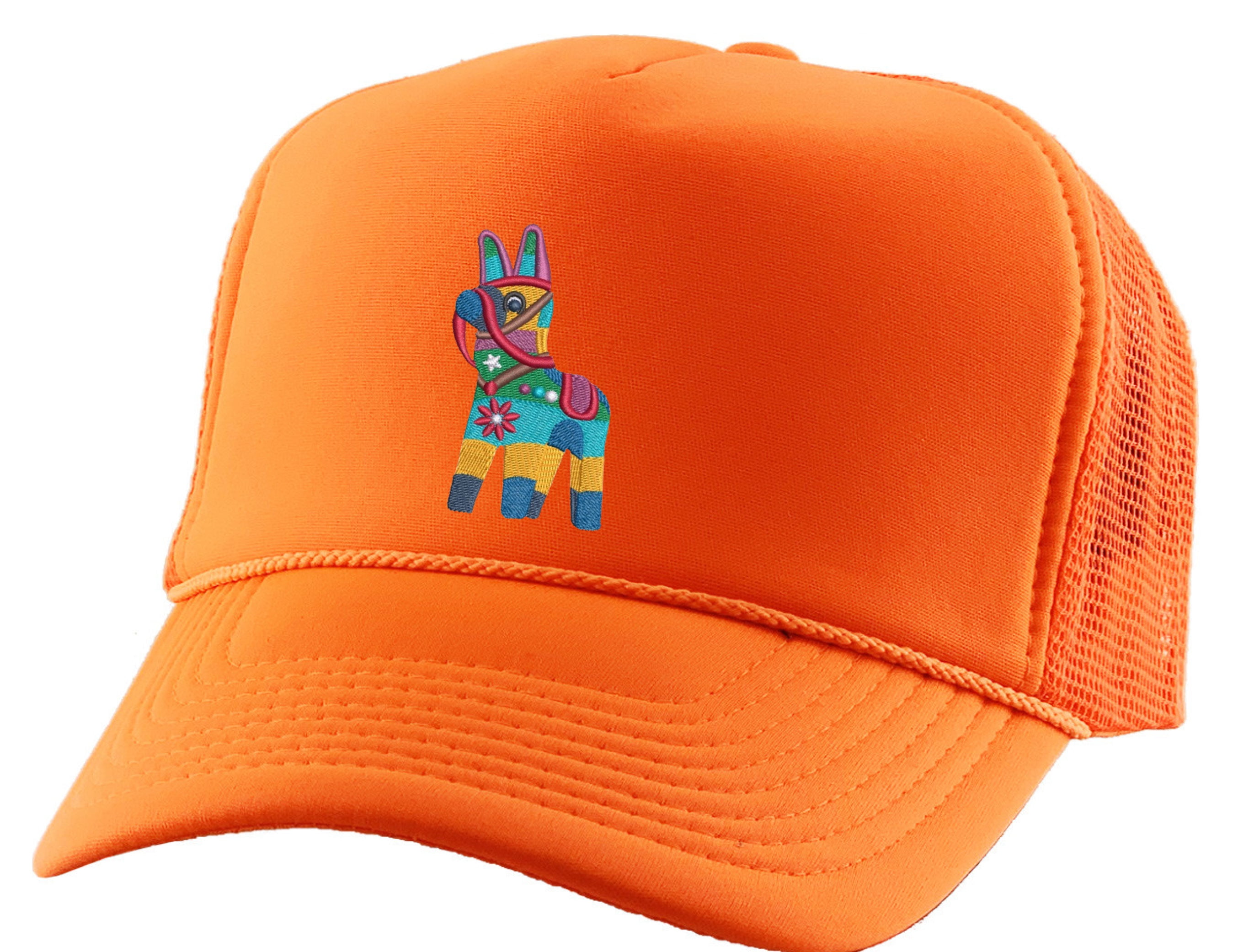 ALLNTRENDS Fiesta Pinata Trucker Hat Mexican Donkey Embroidered ...