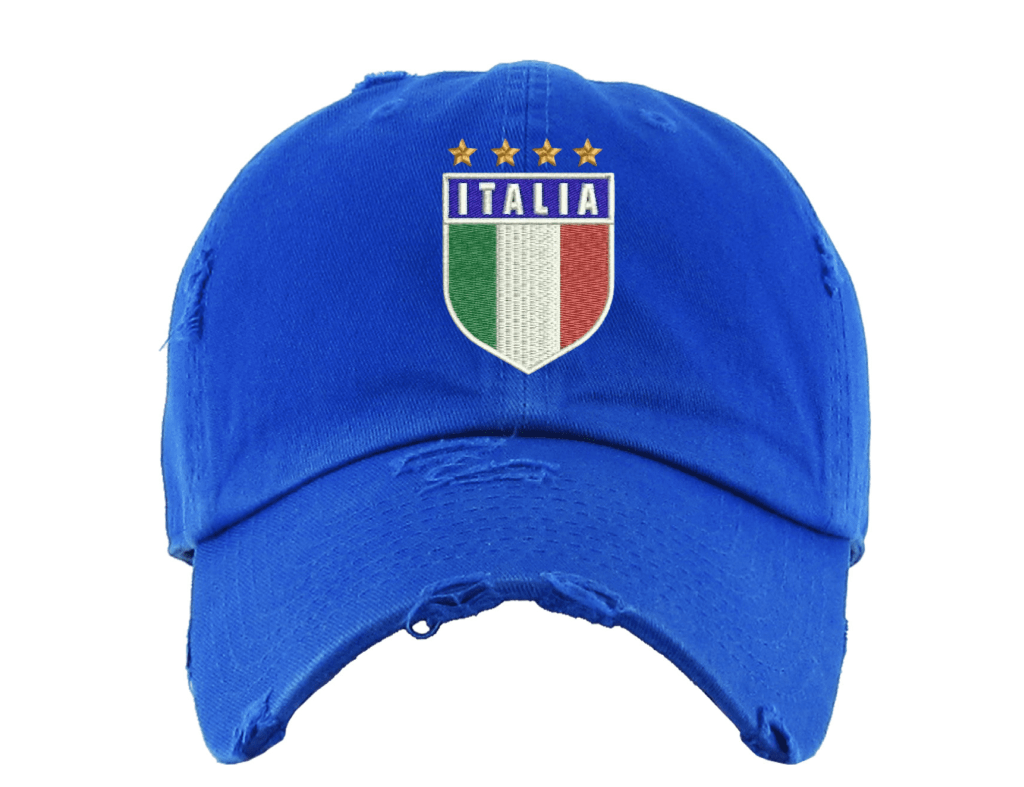 ALLNTRENDS Italia Soccer Cap Italy Flag World Cup Embroidered Dad Hat ...
