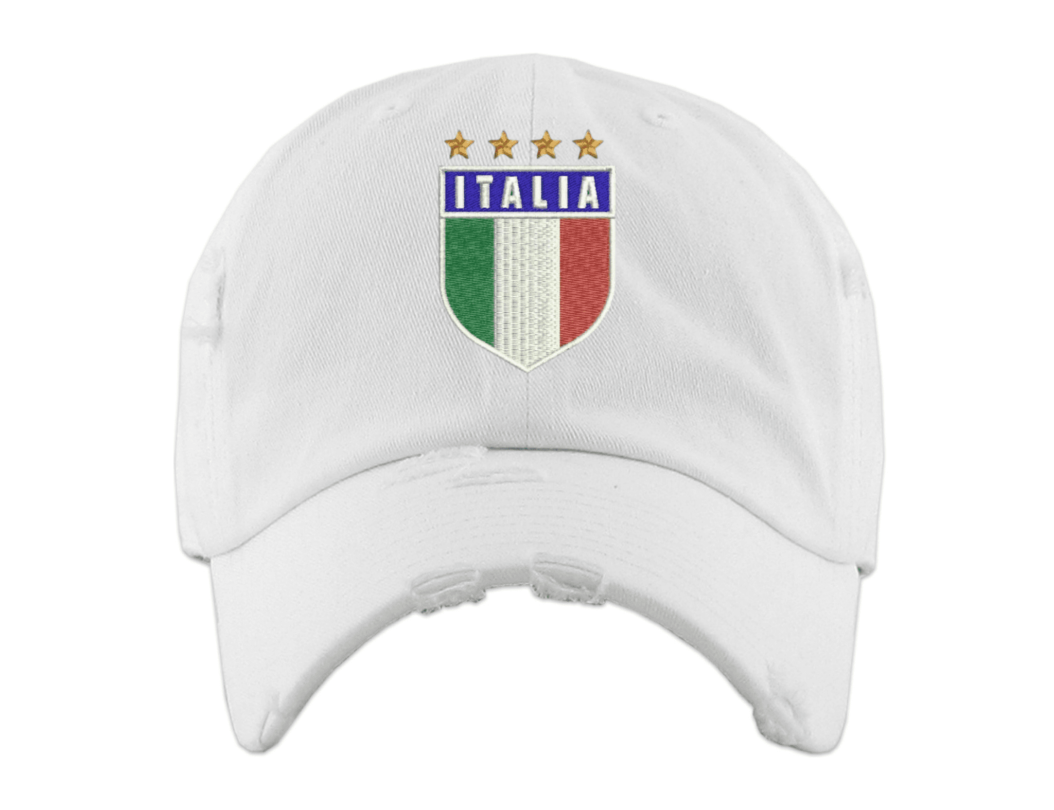ALLNTRENDS Italia Soccer Cap Italy Flag World Cup Embroidered Dad Hat ...