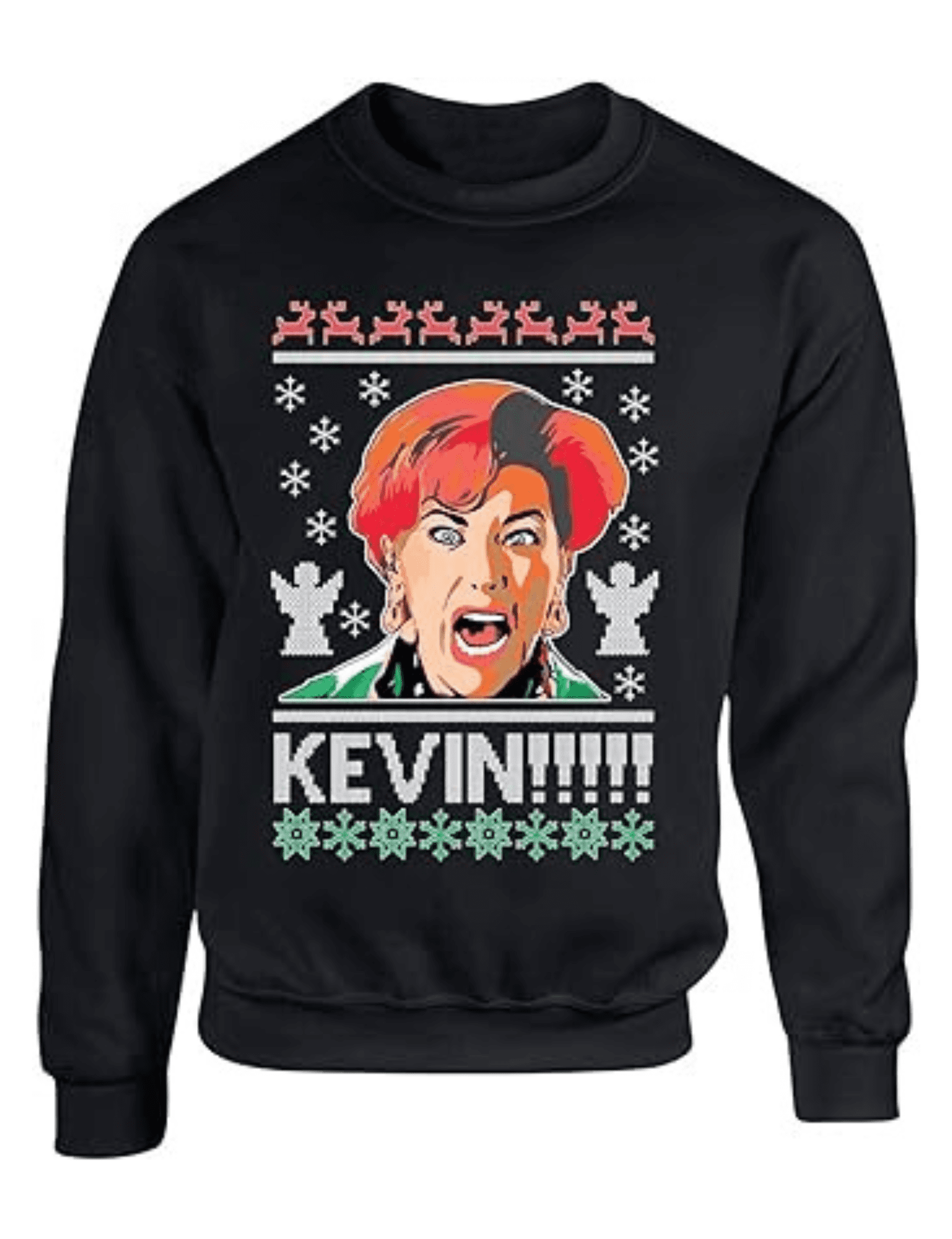 ALLNTRENDS Kevin Ugly Christmas Sweater Holiday Party Top Funny ...