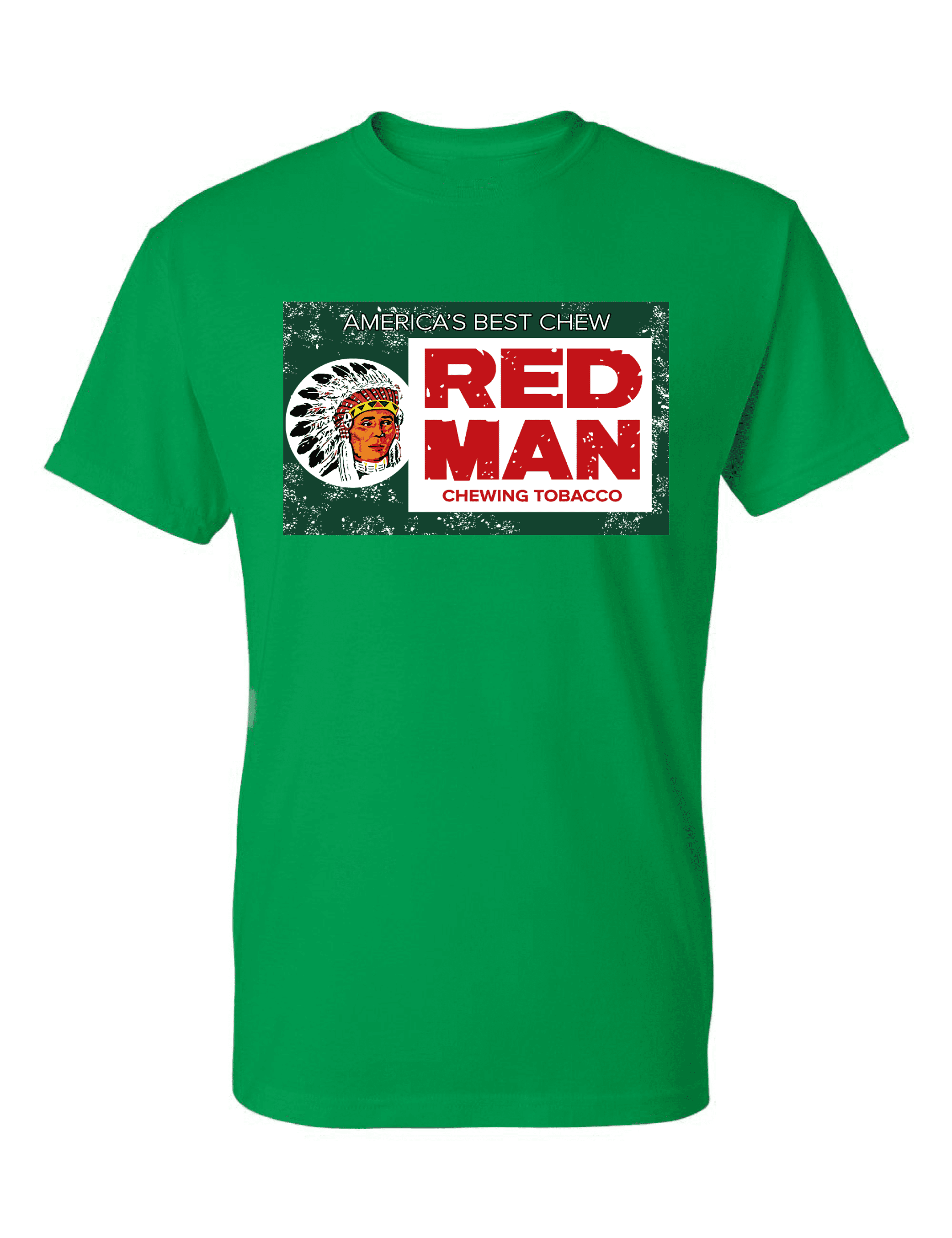ALLNTRENDS Red Man Chewing Vintage Style T-Shirt Redman Retro Classic ...