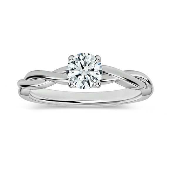 ALLORYA IGI Certified 0.75 Carat Round Lab Grown White Diamond ...