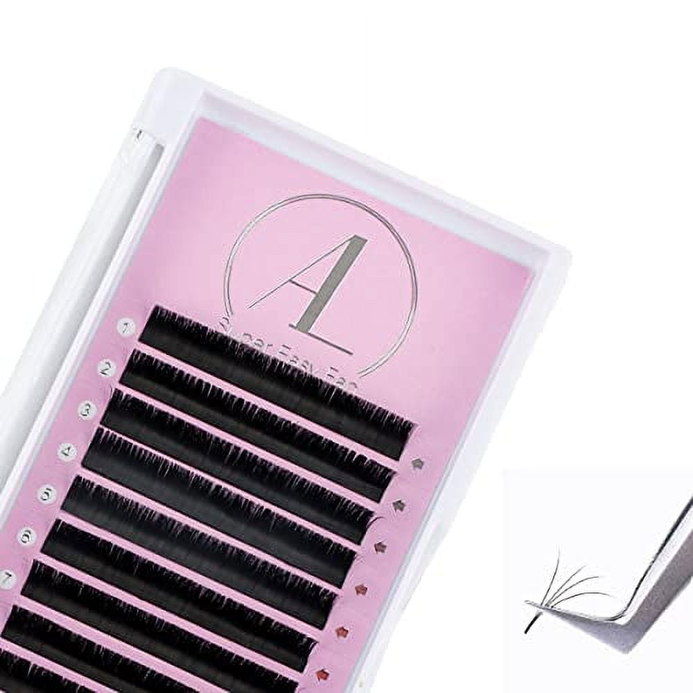 ALLOVE Eyelash Extension Super Easy Fan Volume Lash Extensions 0.03mm D ...