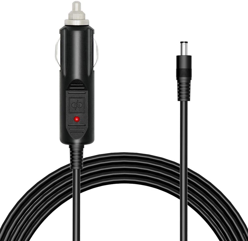 ALLPOWERS 12V-24V Car Cigarette Lighter Cable, DC 5521 (5.5mm x 2.1mm ...