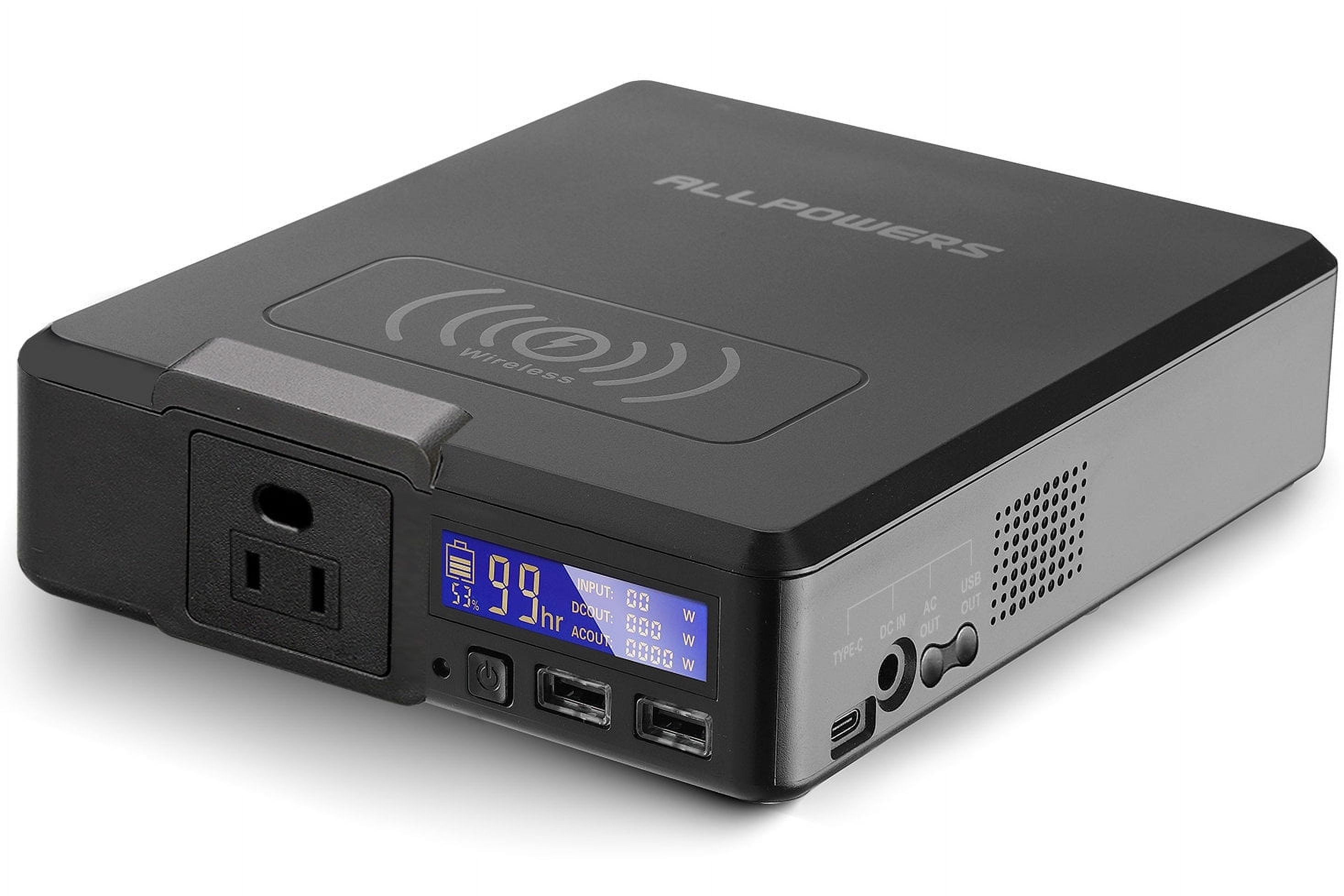 CTA Table Tent Power Station - Power bank + AC power adapter 18650 ...