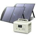 ALLPOWERS Beige R600 Portable Solar Generator Kit, 2 Pack 100W (Total ...