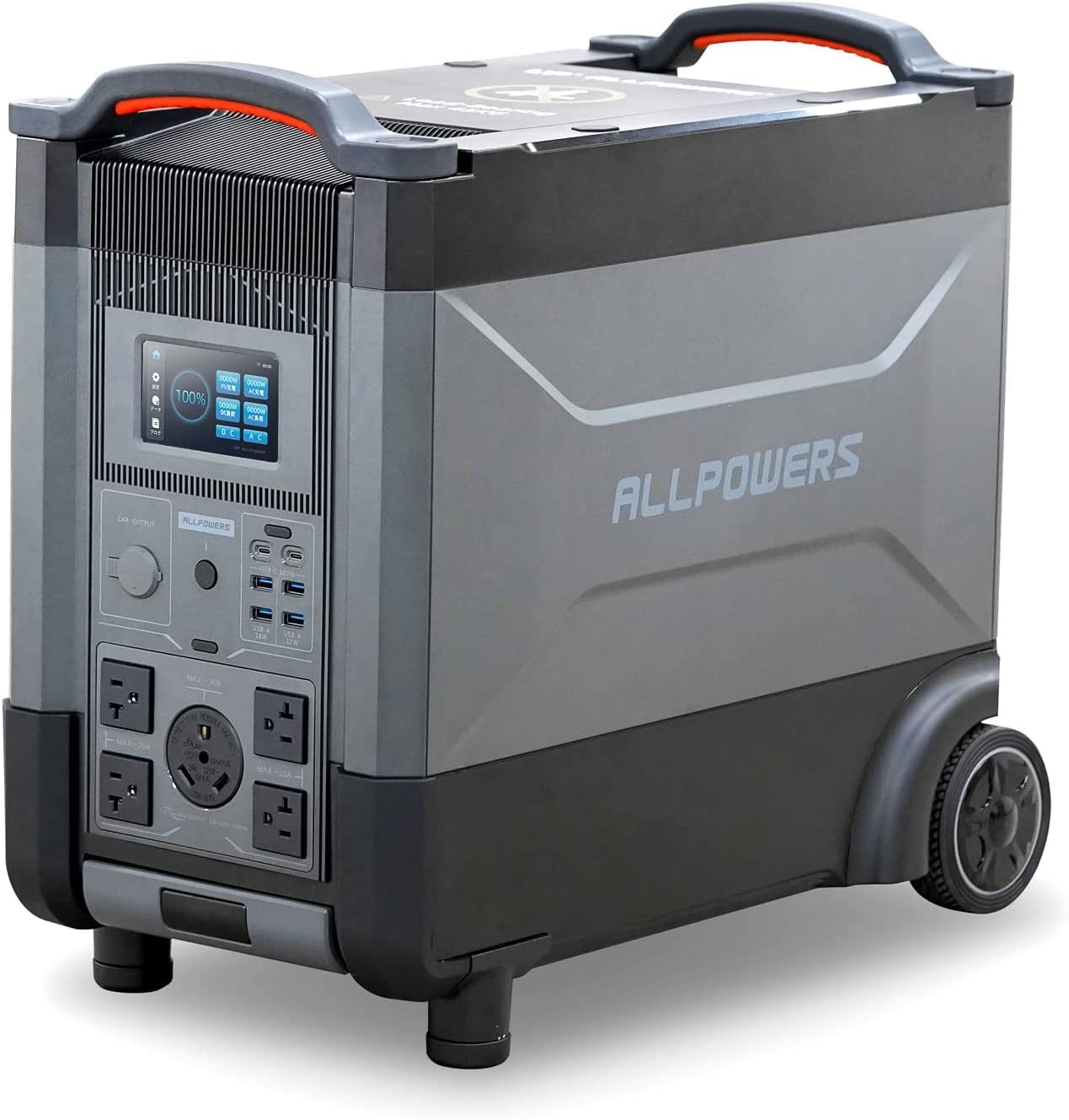 ALLPOWERS R4000 Power Station, 3600Wh Battery, 3600W, 30A RV Port ...