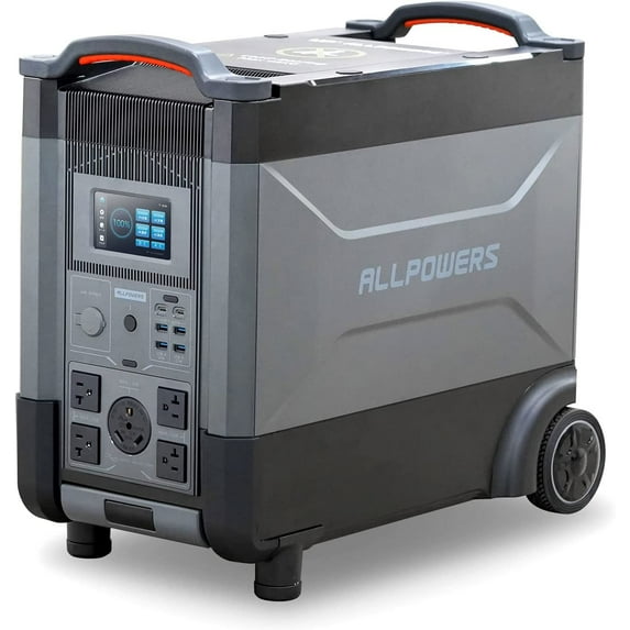 ALLPOWERS R4000 Power Station, 3600Wh Battery, 3600W, 30A RV Port ...