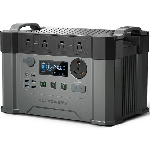 ALLPOWERS S2000 PRO 2400W 1500Wh Portable Power Station for Indoor Use ...