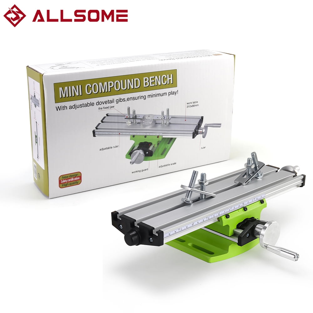 ALLSOME Mini Precision Milling Machine Worktable Multifunction Drill ...