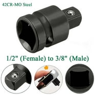 CR-V 1/2 Female Drive To 3/8 inch Male Socket Adapter for Manual Wrench ...