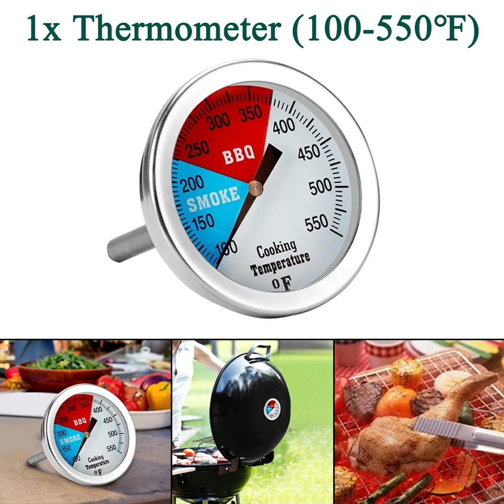 ALLTIMES 100-550℉ Thermometer Stainless Steel Temperature Gauge for ...