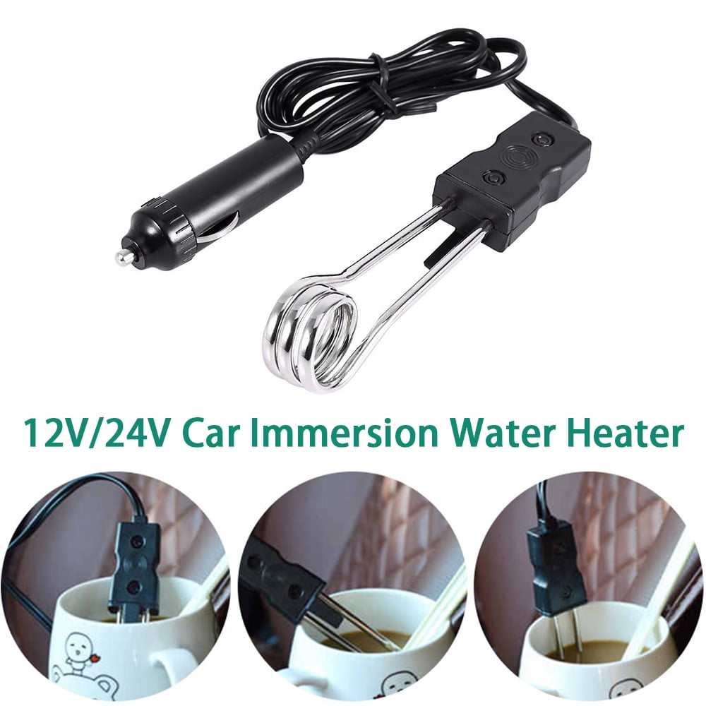 ALLTIMES 12V/24V Car Immersion Water Heater, for Traveling Camping for ...