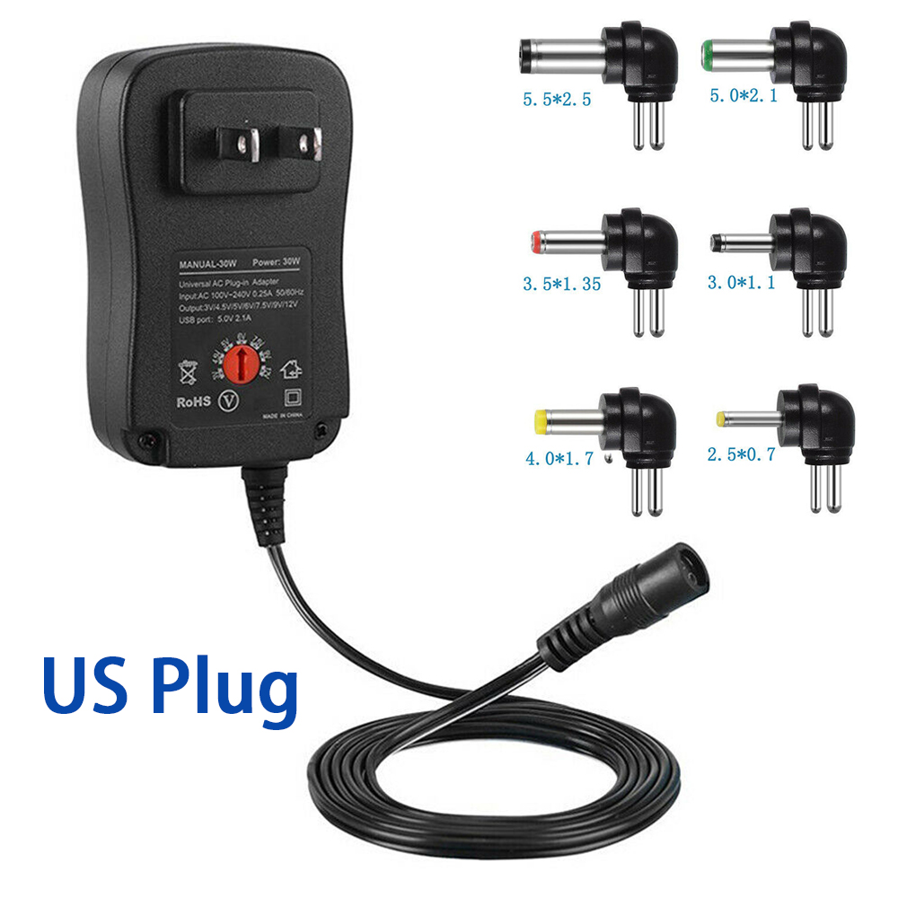 ALLTIMES 12W Universal Charger AC/DC Adapter US Plug, USB Charger ...