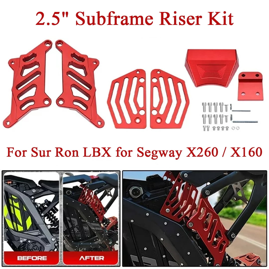 ALLTIMES 2.5" Subframe Riser Kit for Sur Ron LBX for Segway X260 / X160 ...